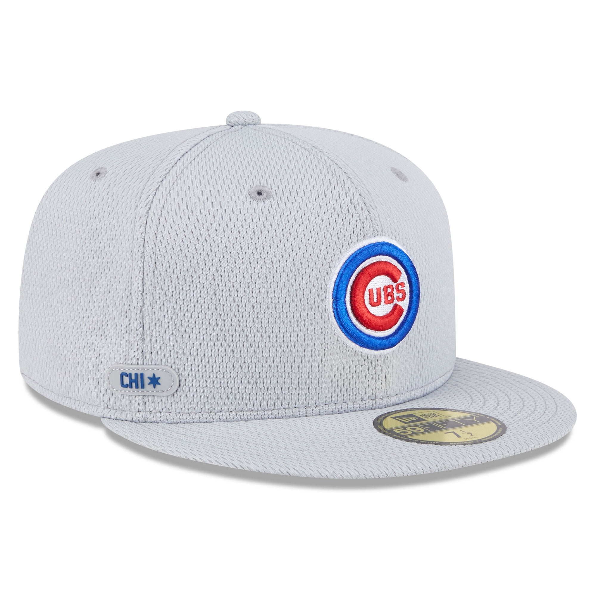 Men's New Era Gray Chicago Cubs 2025 MLB Clubhouse 59FIFTY Fitted Hat ...