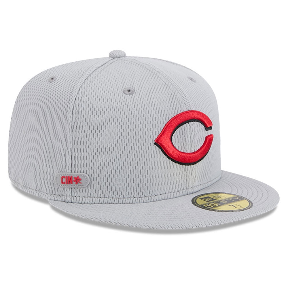 Men's New Era Gray Cincinnati Reds 2025 MLB Clubhouse 59FIFTY Fitted ...