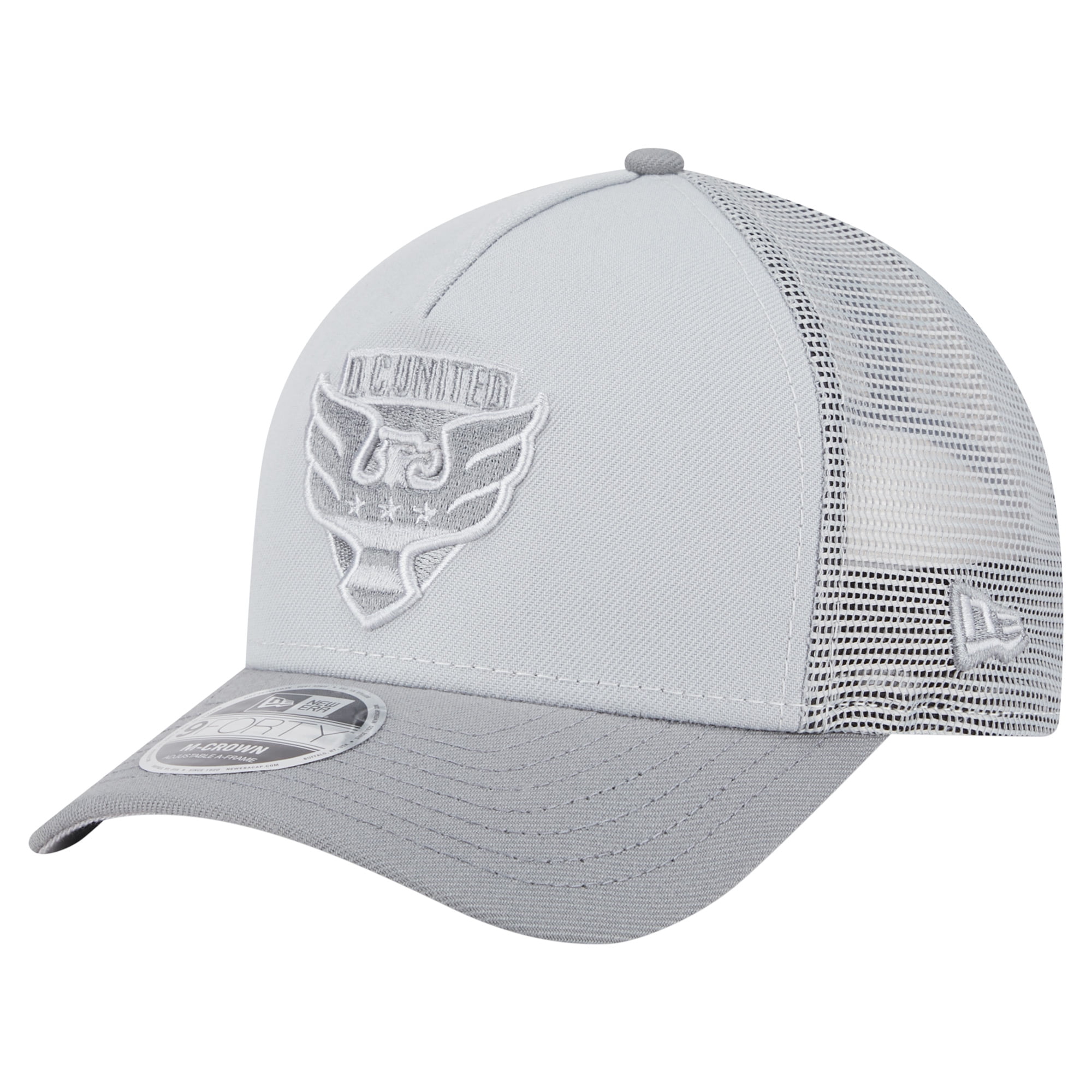 Men's New Era Gray D.C. United Color Pack 9FORTY A-Frame Adjustable ...