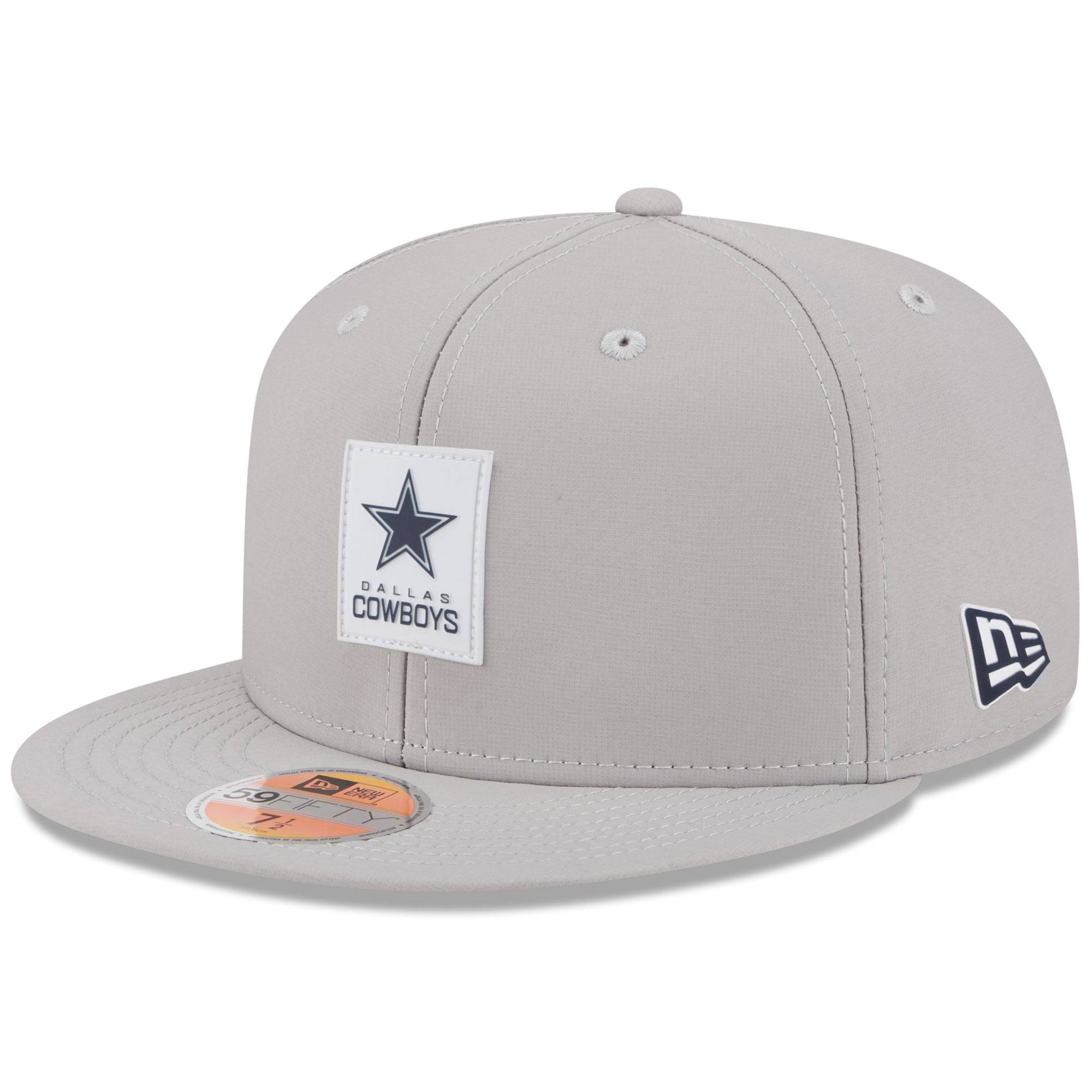 Men's New Era Gray Dallas Cowboys 2025 Sideline 59FIFTY Fitted Hat ...