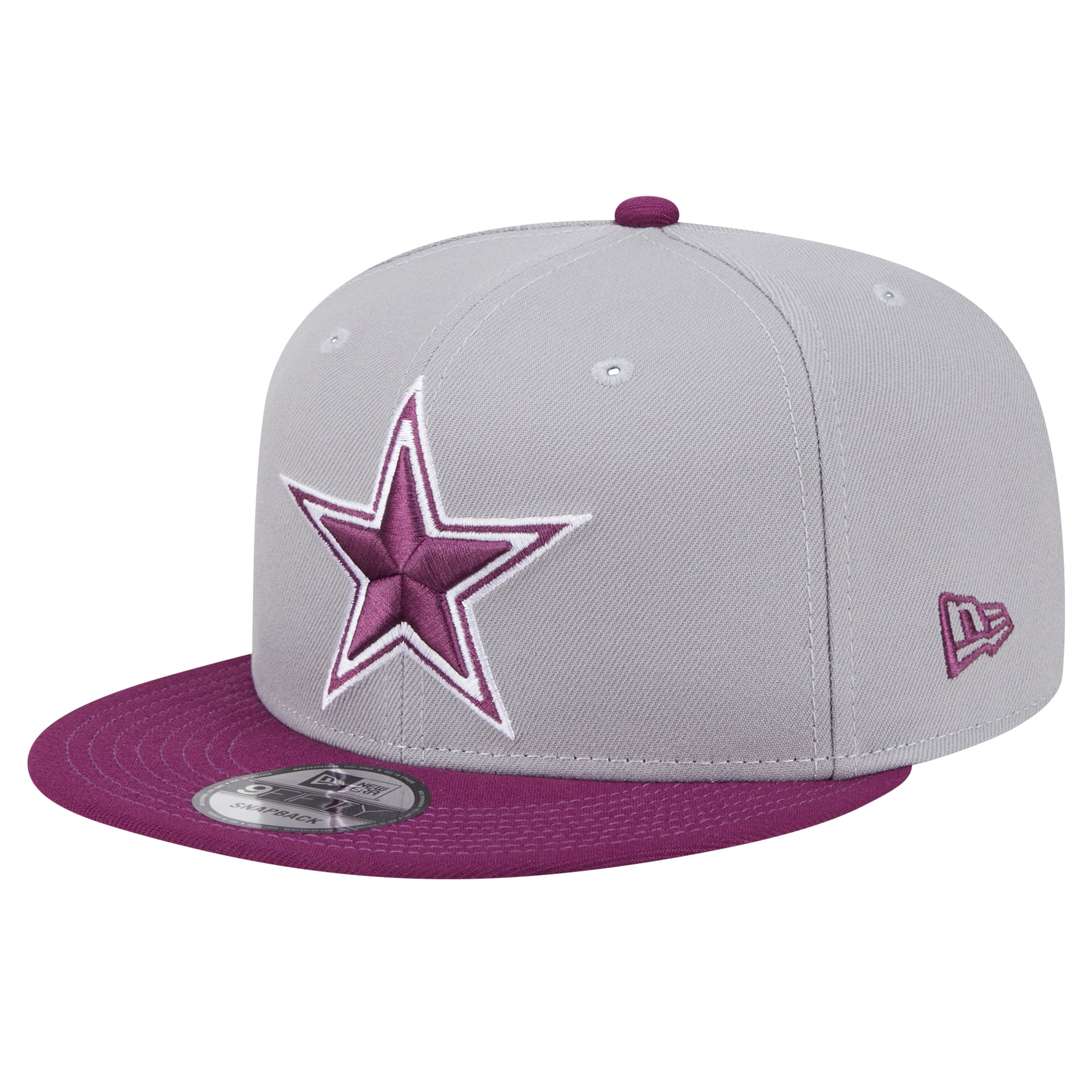 Men's New Era Gray Dallas Cowboys Two-Tone Color Pack 9FIFTY Snapback ...