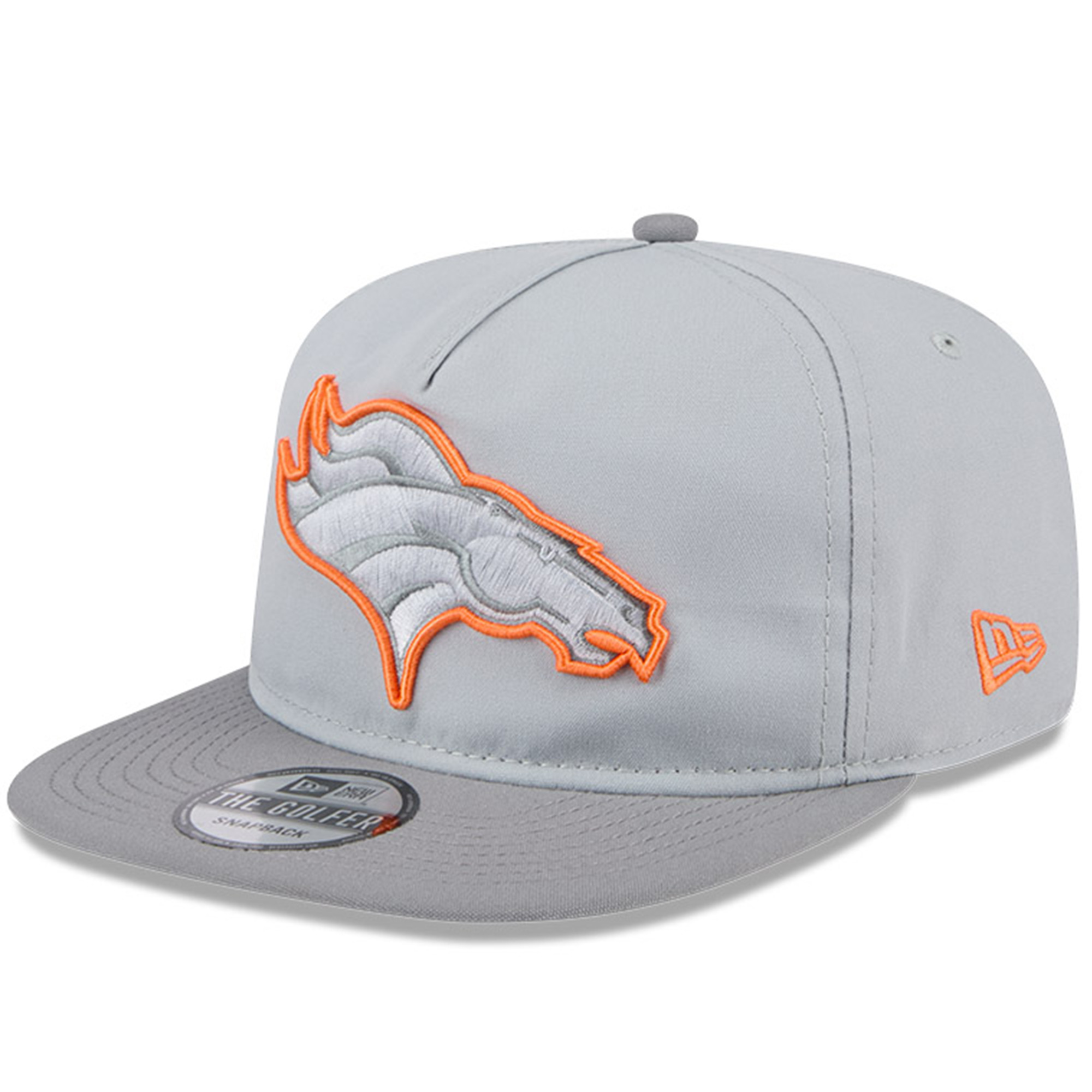 Men's New Era Gray Denver Broncos 2024 NFL Training Camp Golfer ...