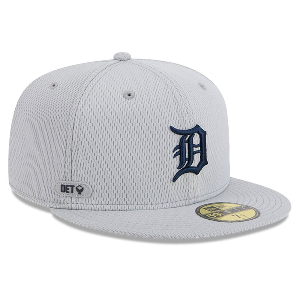Men's New Era Gray Detroit Tigers 2025 MLB Clubhouse 59FIFTY Fitted Hat ...