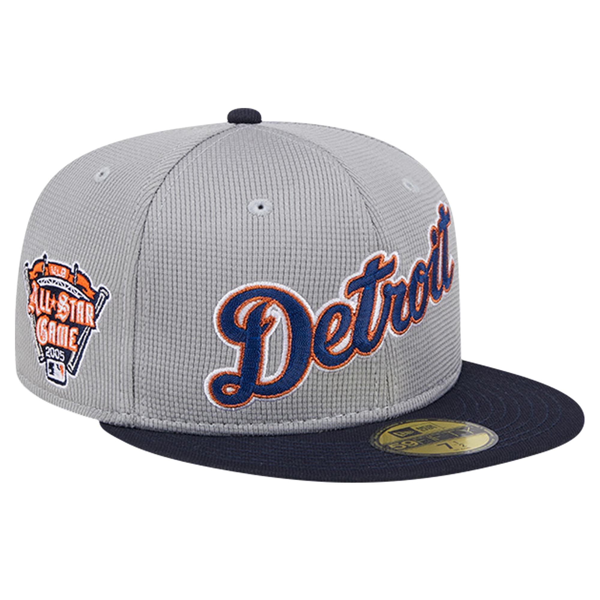 Men's New Era Gray Detroit Tigers Pivot Mesh 59FIFTY Fitted Hat ...