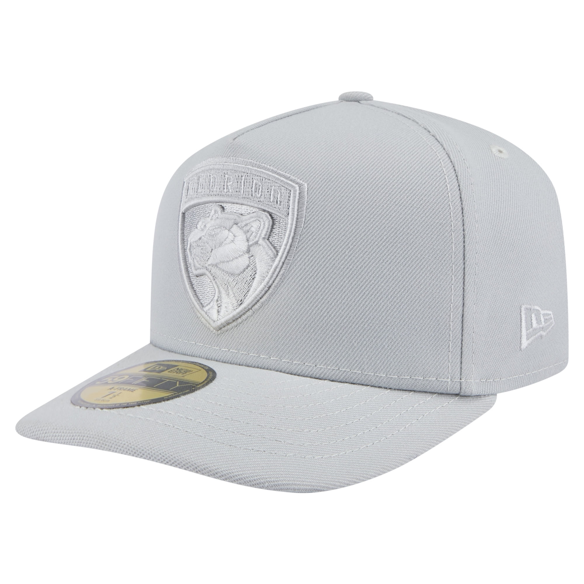 Men's New Era Gray Florida Panthers Color Pack A-Frame 59FIFTY Fitted ...