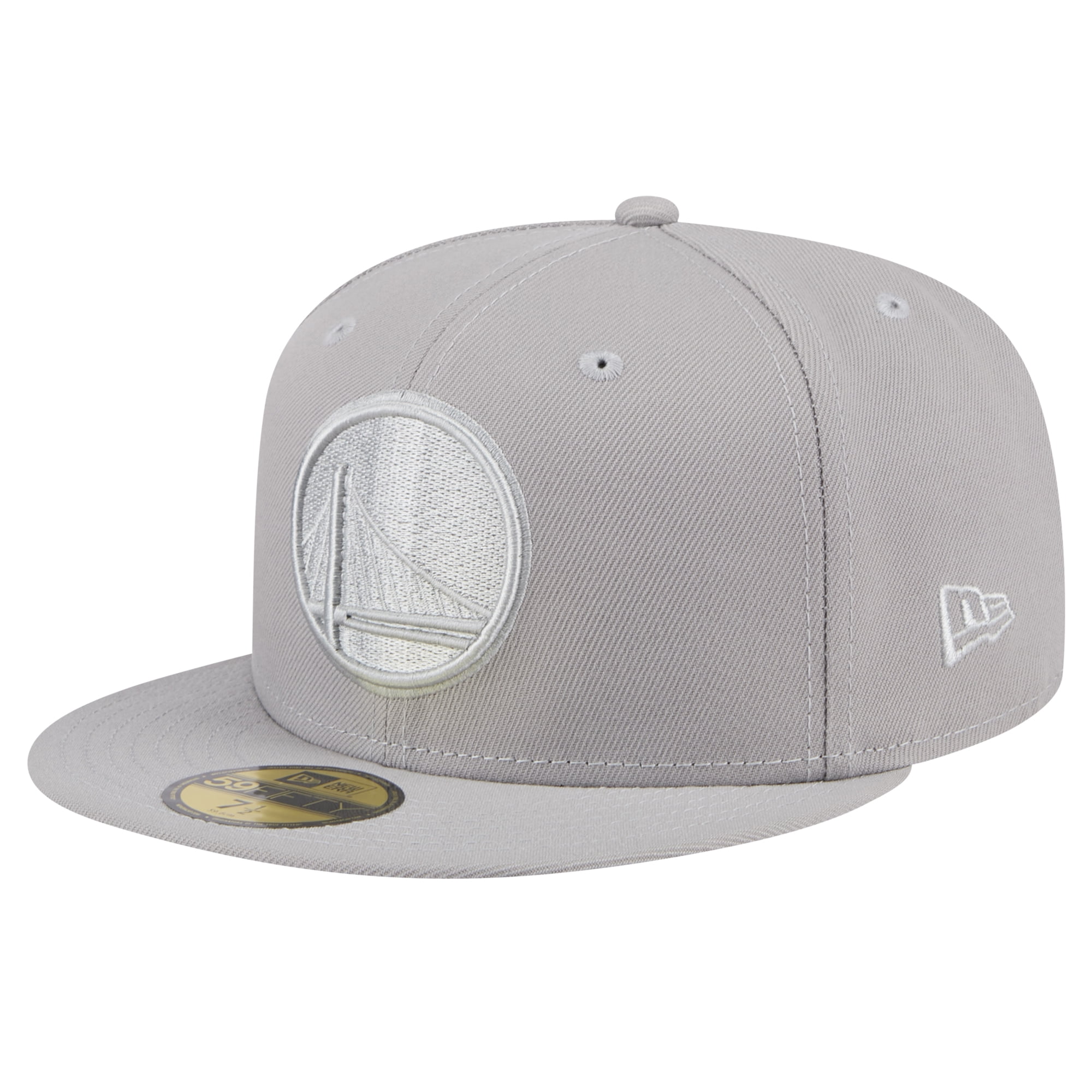 Men's New Era Gray Golden State Warriors Color Pack 59FIFTY Fitted Hat ...