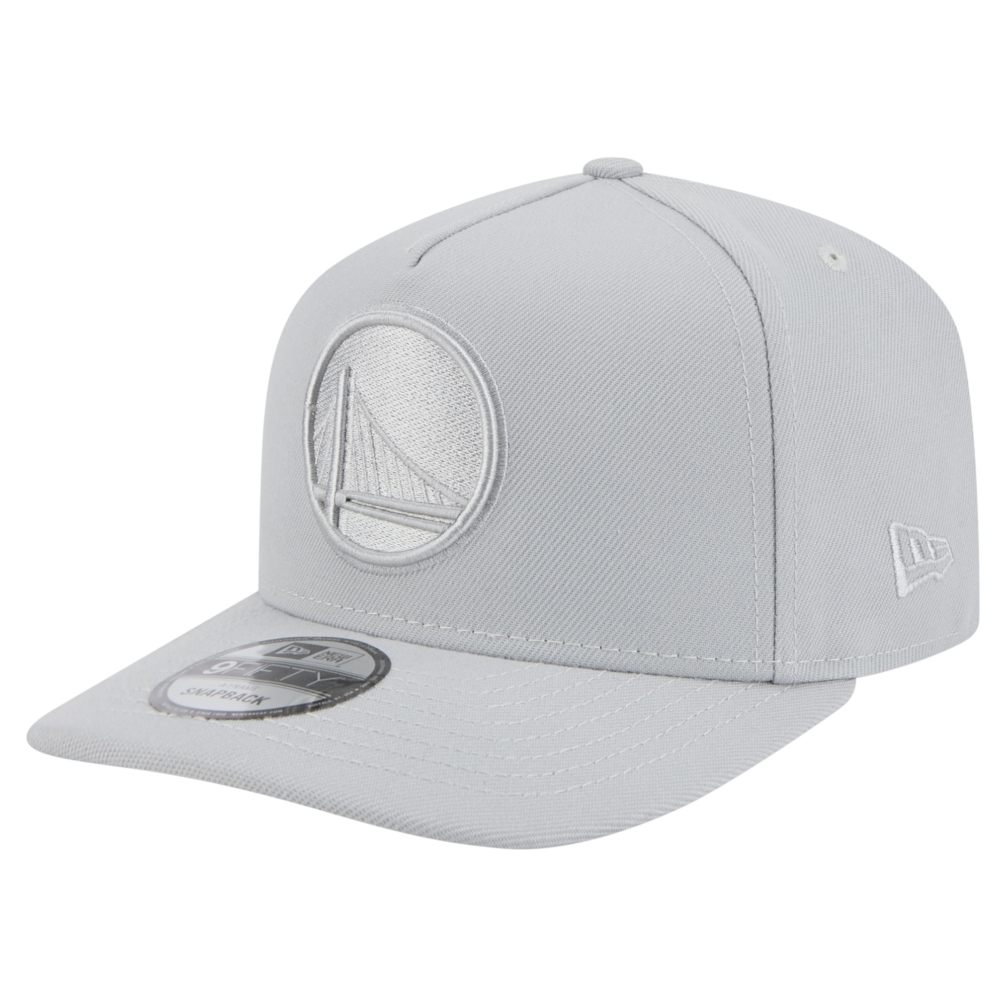 Men's New Era Gray Golden State Warriors Colorpack A-Frame Pinch Front ...