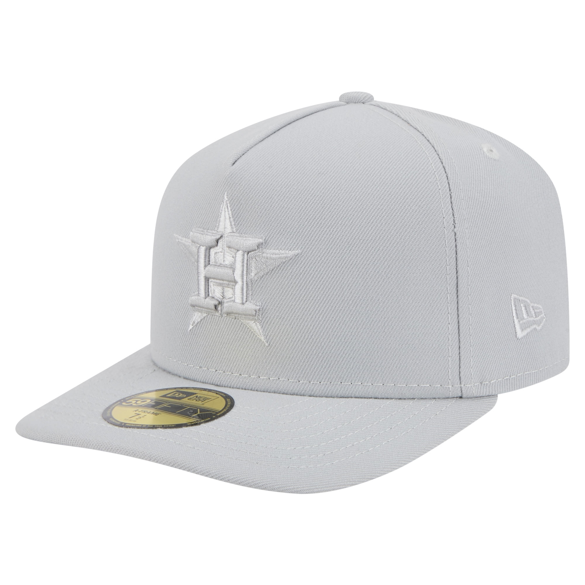 Men's New Era Gray Houston Astros Colorpack 59FIFTY Fitted Hat ...