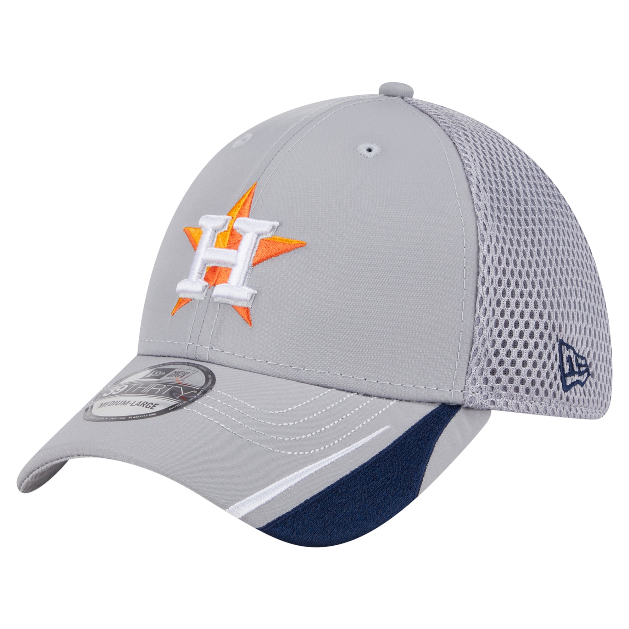 Men's New Era Gray Houston Astros Linear 39THIRTY Flex Hat - Walmart.com