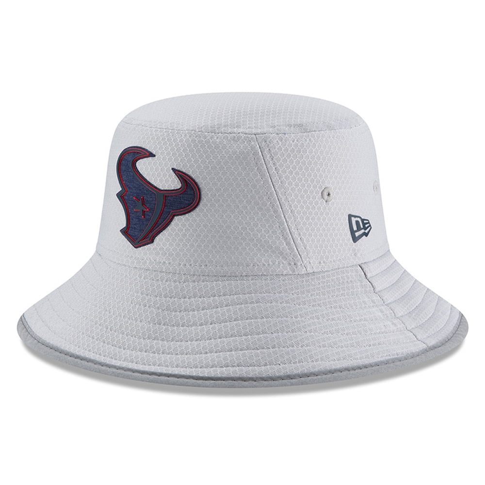 Men's New Era Gray Houston Texans 2018 Training Camp Official Bucket ...