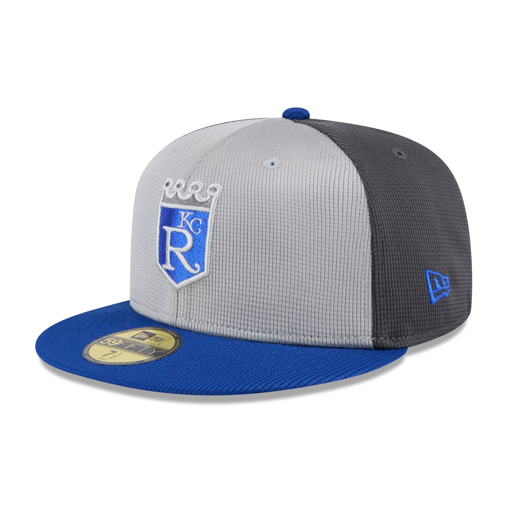 Men's New Era Gray Kansas City Royals 2025 Batting Practice 59FIFTY ...