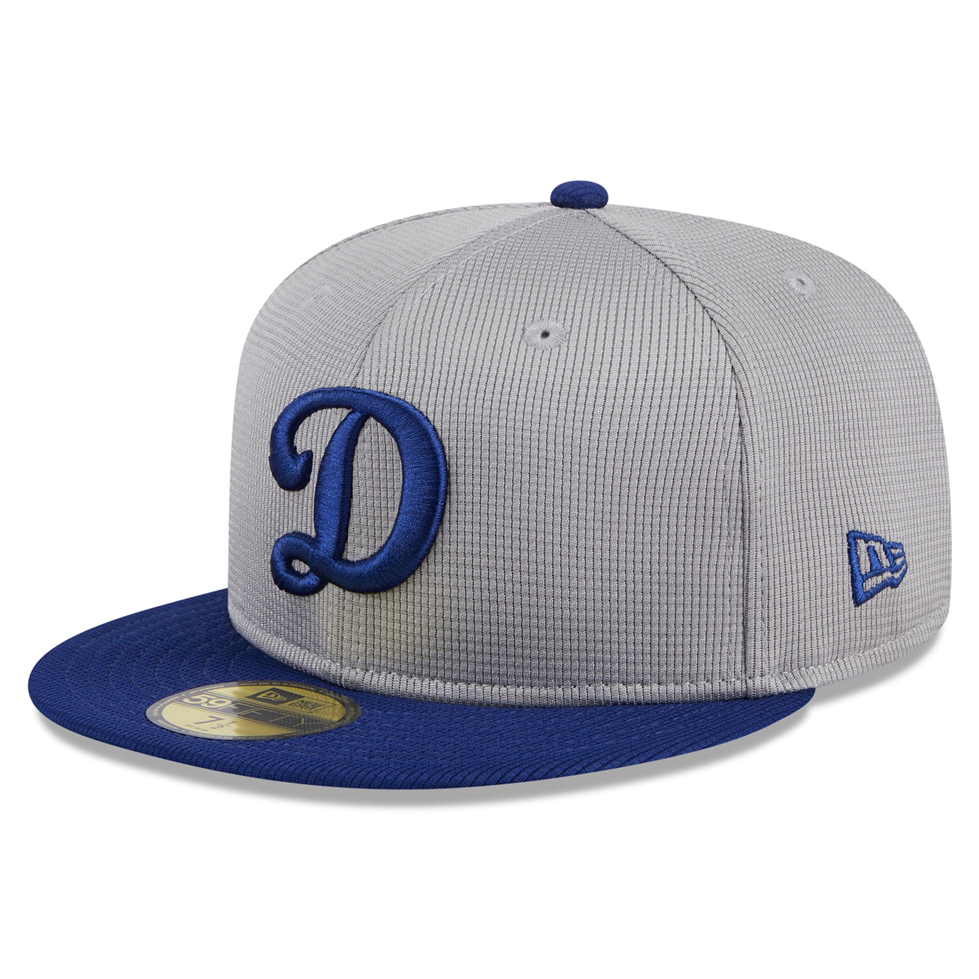Men's New Era Gray Los Angeles Dodgers 2025 Batting Practice 59FIFTY ...