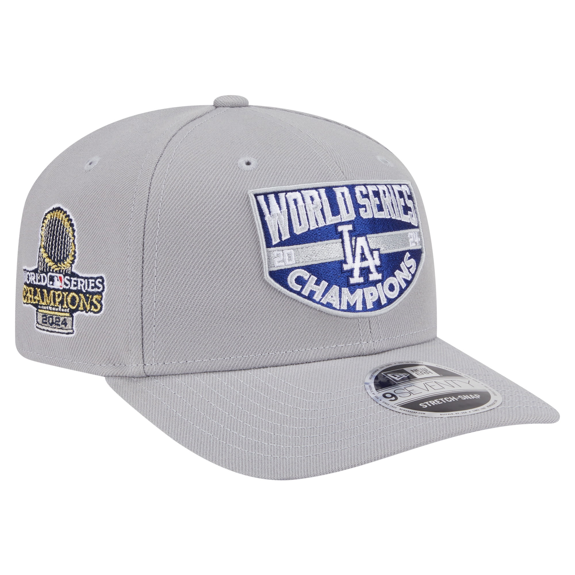 Men's-New Era Gray Los Angeles Dodgers 2024 World Series Champions ...