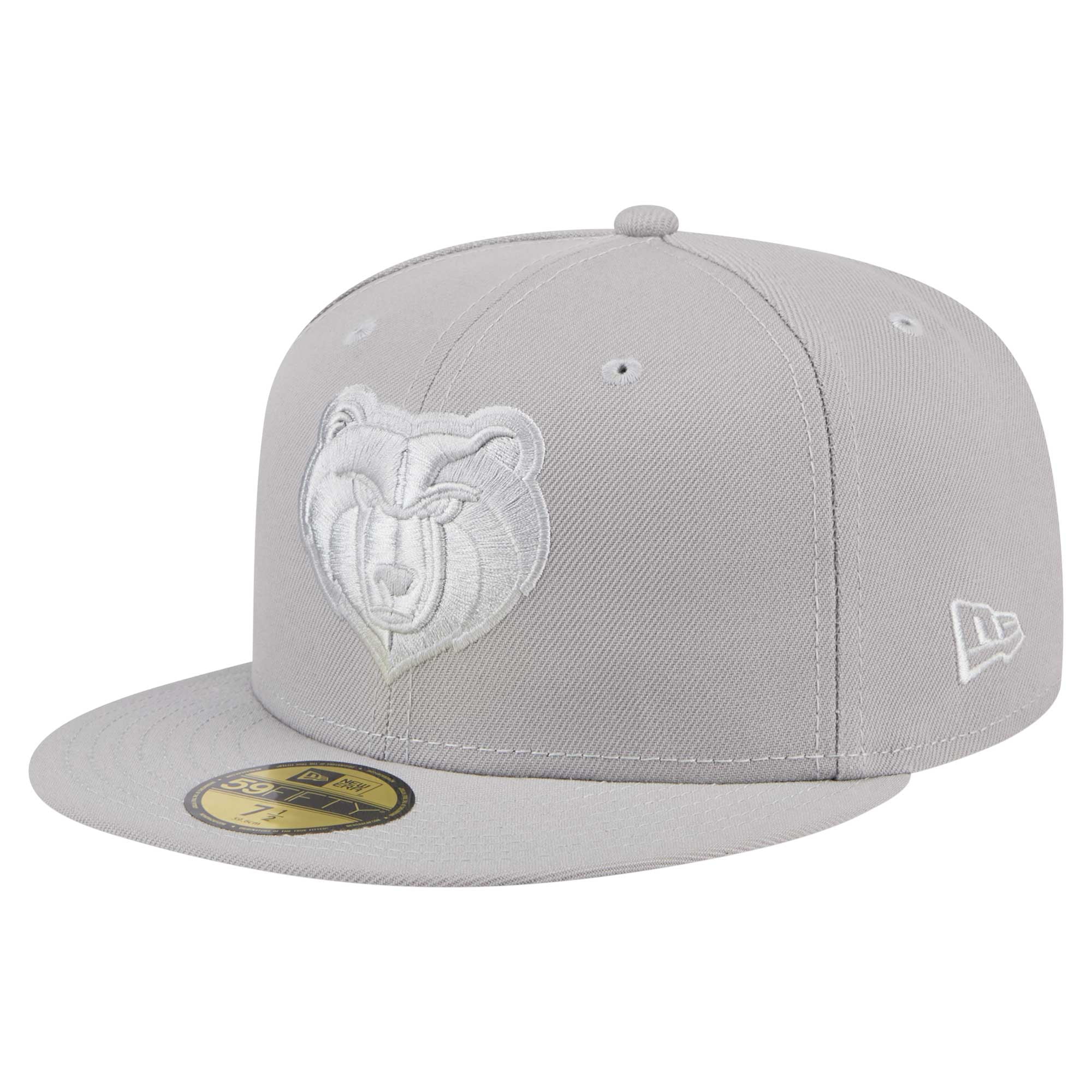 Men's New Era Gray Memphis Grizzlies Color Pack 59FIFTY Fitted Hat ...
