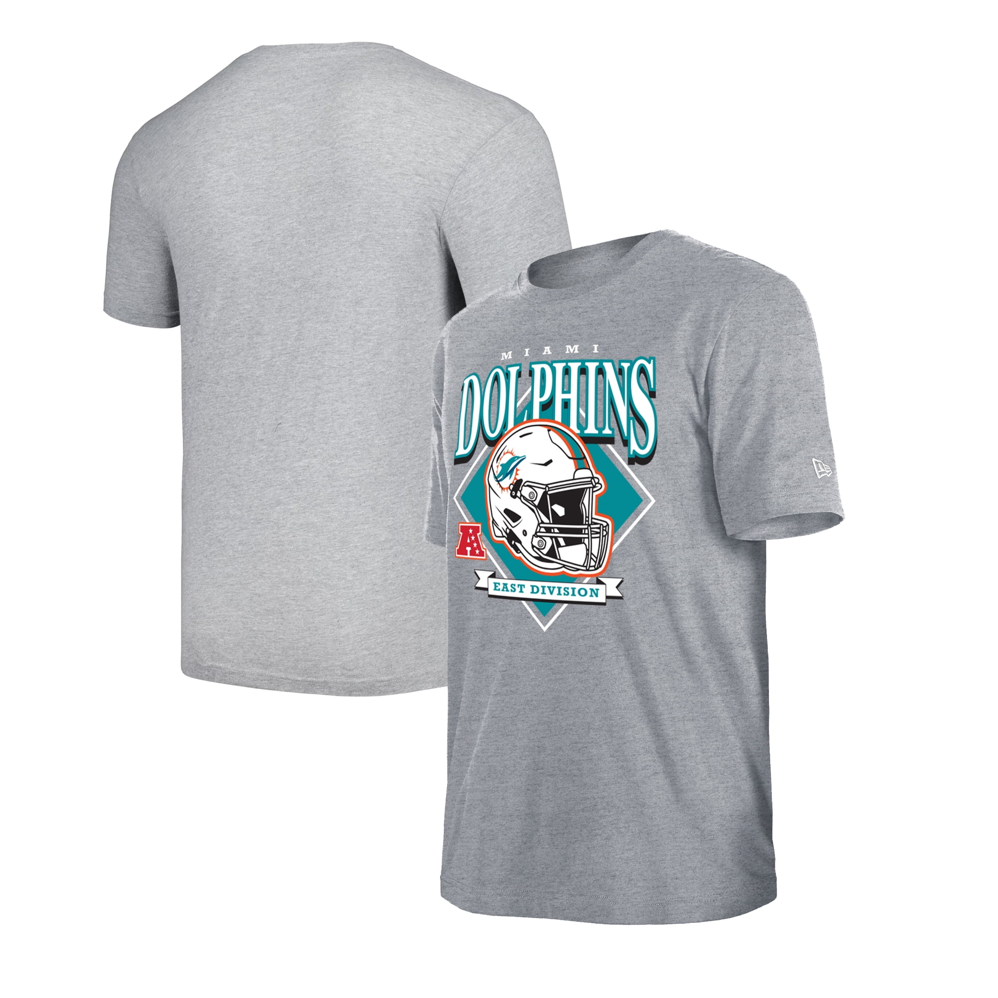 Men's New Era Gray Miami Dolphins Team Logo T-Shirt - Walmart.com