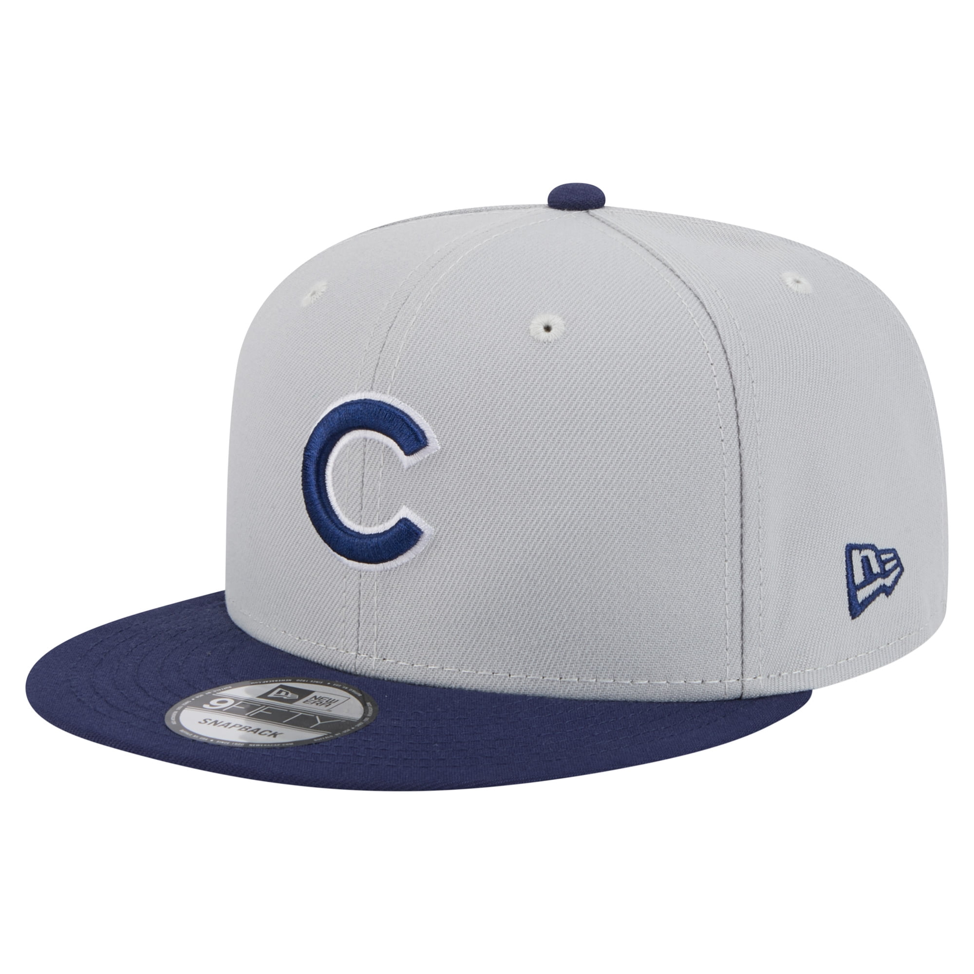 Men's New Era Gray/Navy Chicago Cubs 2-Tone Color Pack 9FIFTY Snapback ...