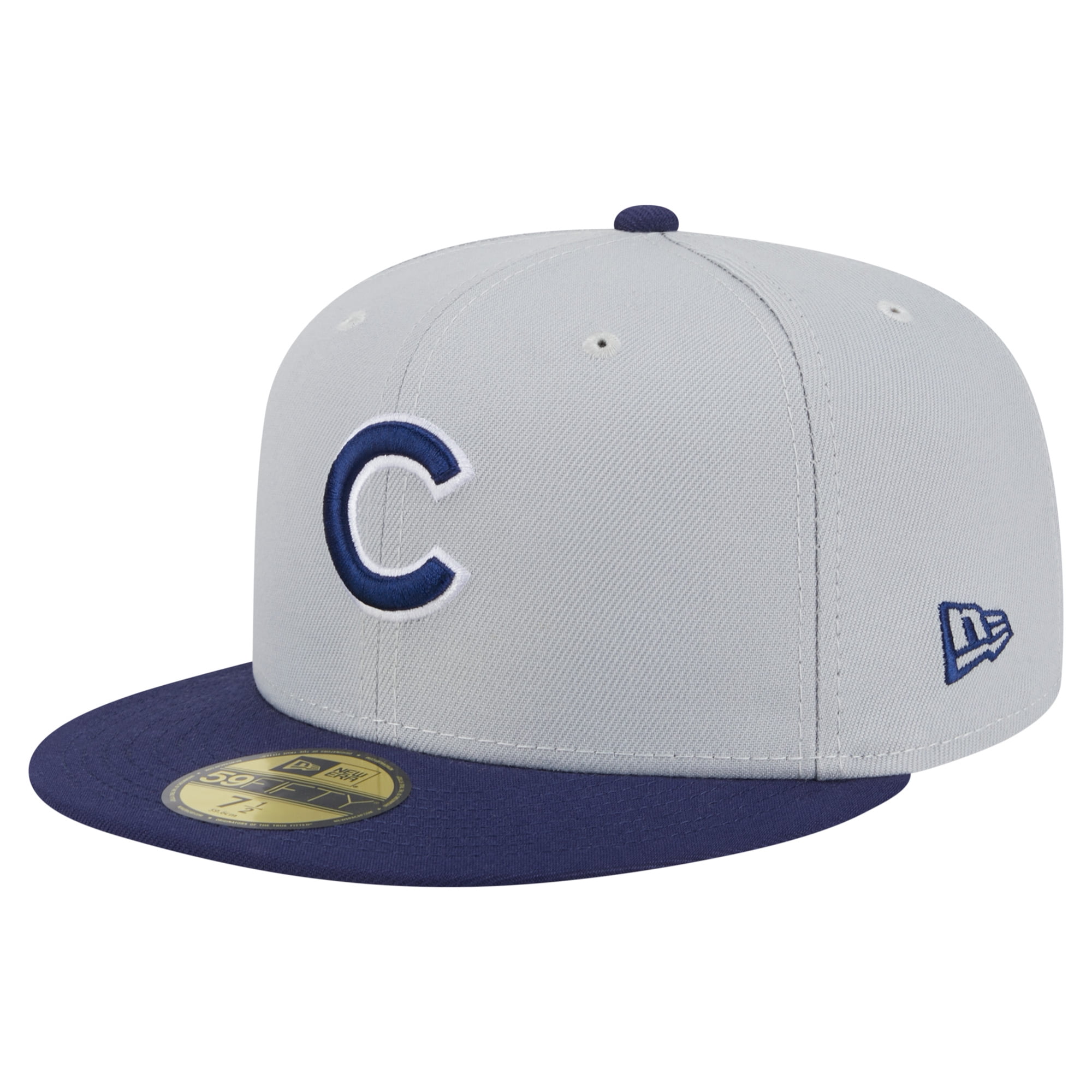 Men's New Era Gray/Navy Chicago Cubs Colorpack Two-Tone 59FIFTY Fitted ...