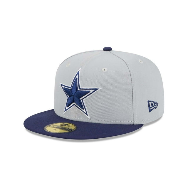 Men's New Era Gray/Navy Dallas Cowboys Color Pack Two-Tone 59FIFTY ...