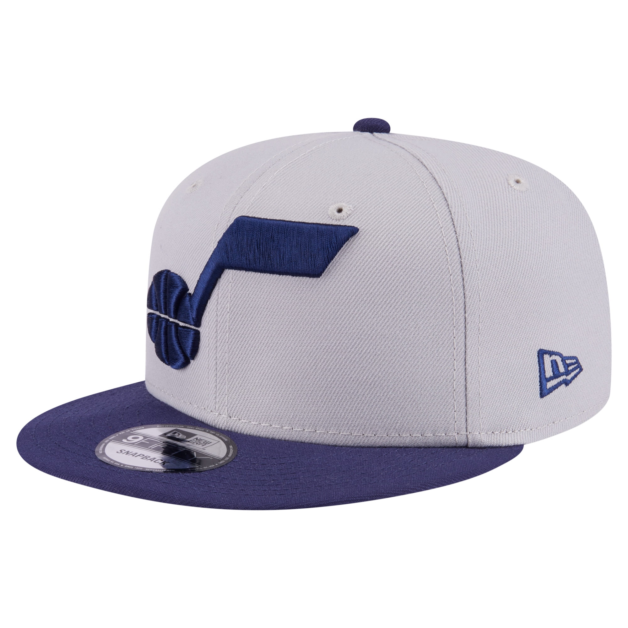 Men's New Era Gray/Navy Utah Jazz Color Pack Two-Tone 9FIFTY Snapback ...