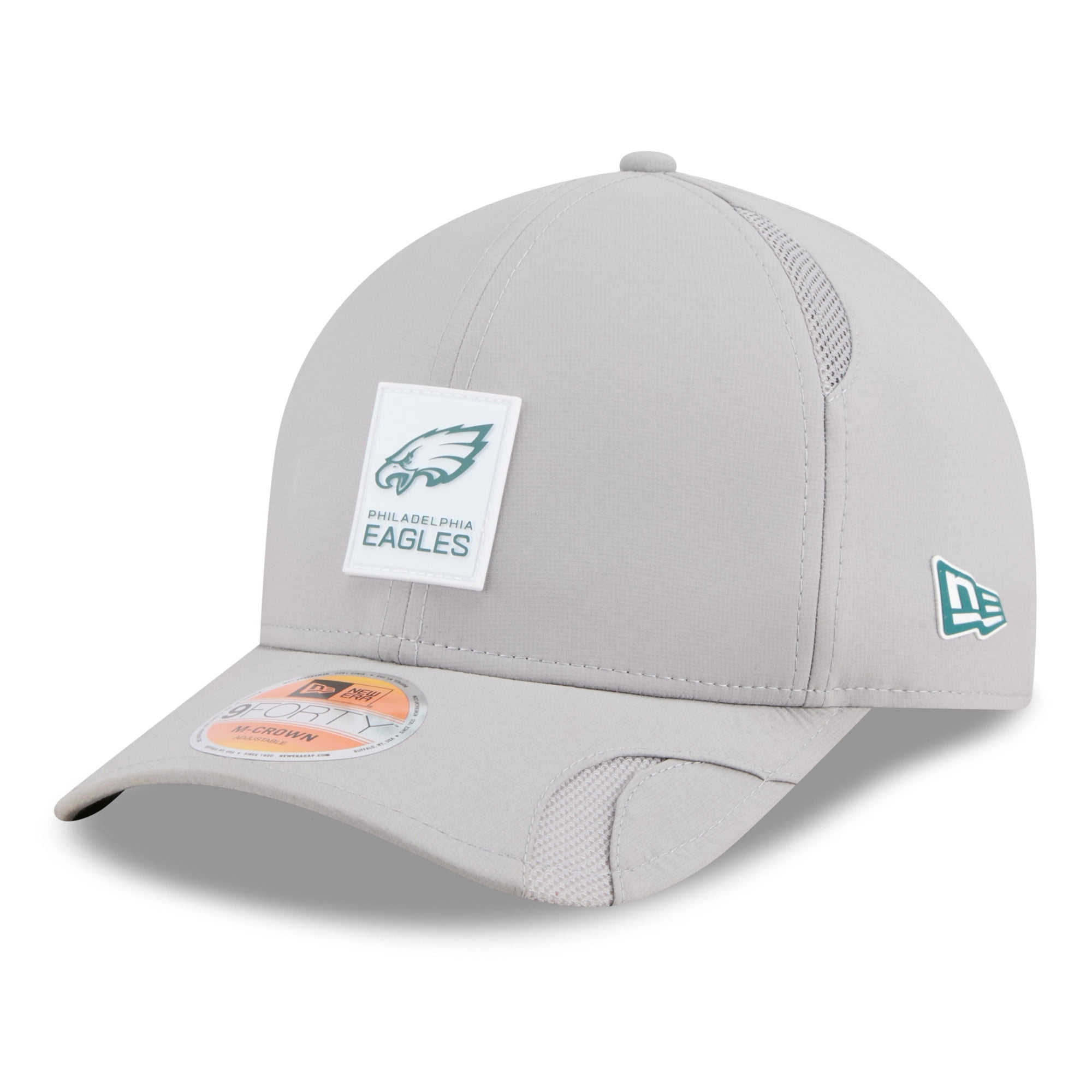 Men's New Era Gray Philadelphia Eagles 2025 Sideline M-Crown 9FORTY ...