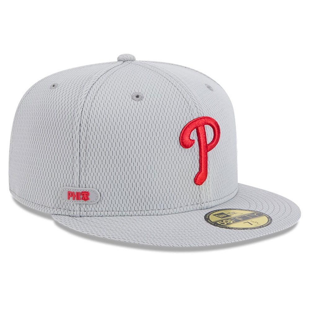 Men's New Era Gray Philadelphia Phillies 2025 MLB Clubhouse 59FIFTY ...