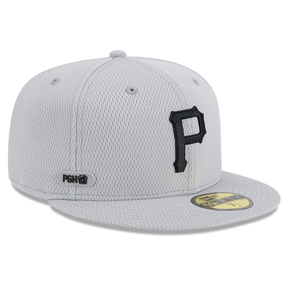Men's New Era Gray Pittsburgh Pirates 2025 MLB Clubhouse 59FIFTY Fitted ...