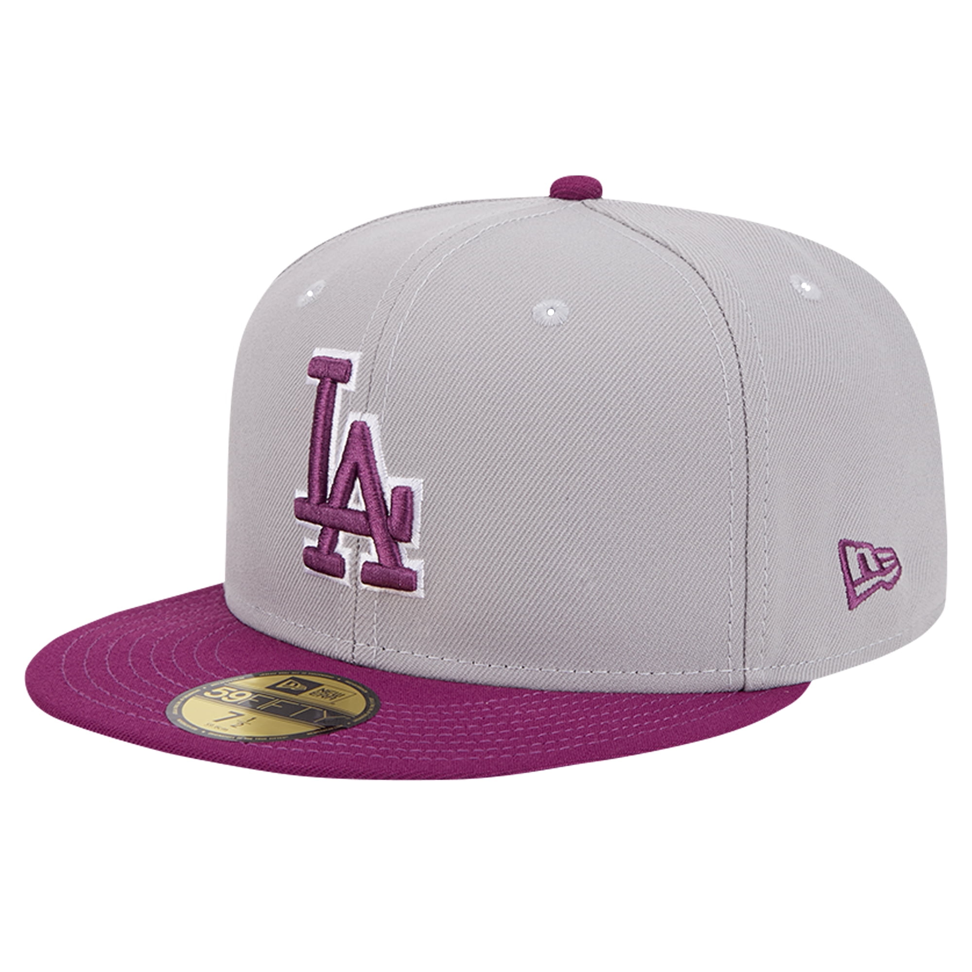 Men's New Era Gray/Purple Los Angeles Dodgers Two-Tone Color Pack ...