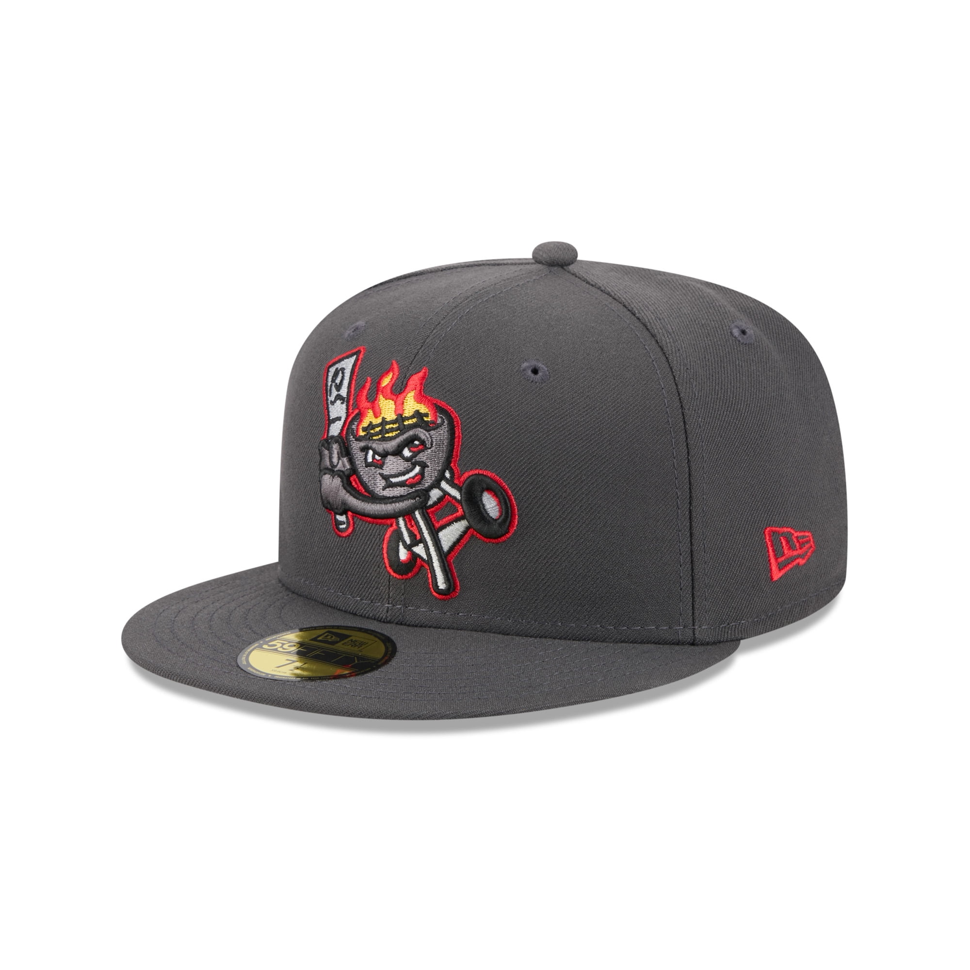Men's-New Era Gray Rancho Cucamonga Quakes Theme Nights 59FIFTY Fitted ...