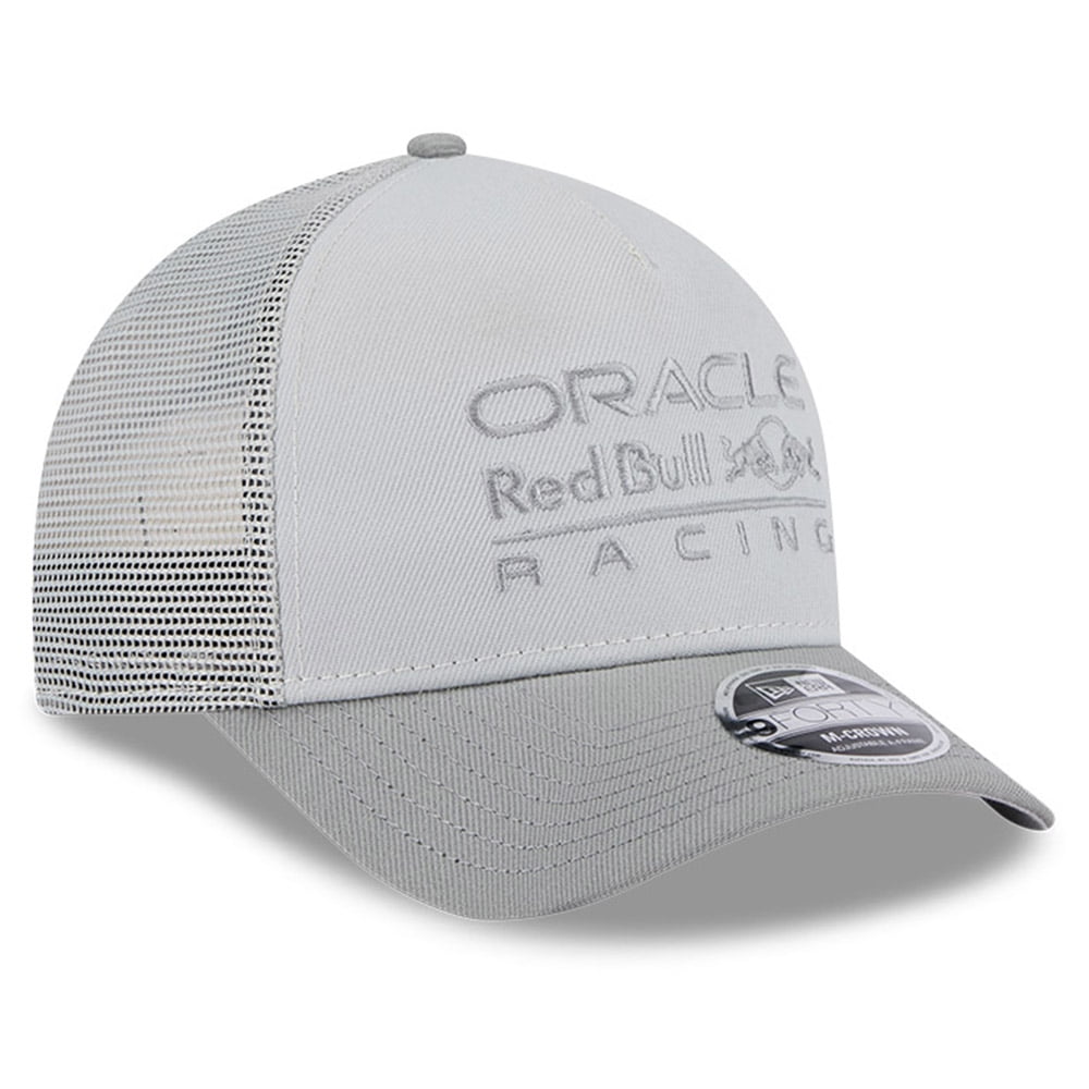 Men's New Era Gray Red Bull Racing Tonal 9FORTY Adjustable Hat ...