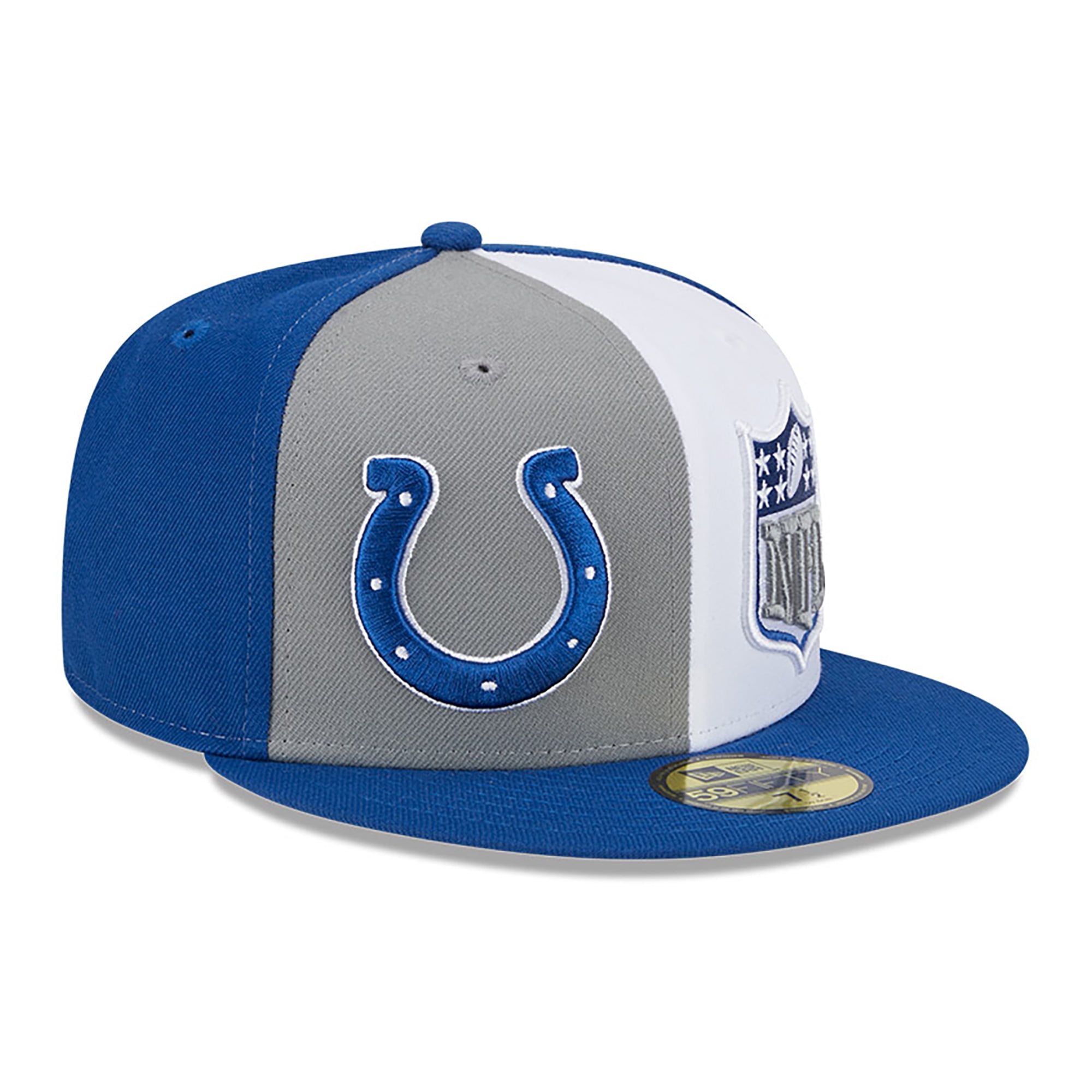 Men's New Era Gray/Royal Indianapolis Colts 2023 Sideline 59FIFTY ...
