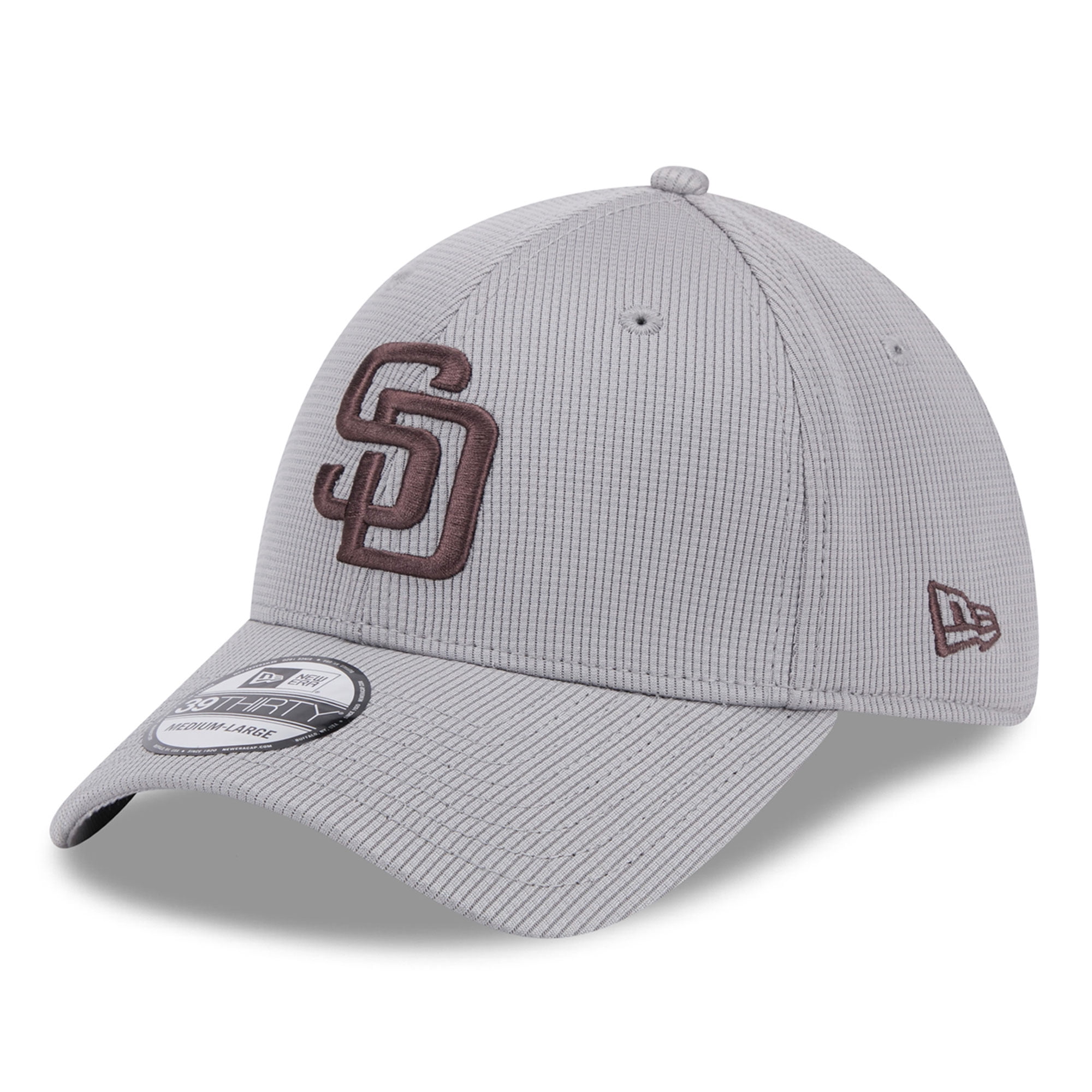 Men's New Era Gray San Diego Padres Active Pivot 39THIRTY Flex Hat ...