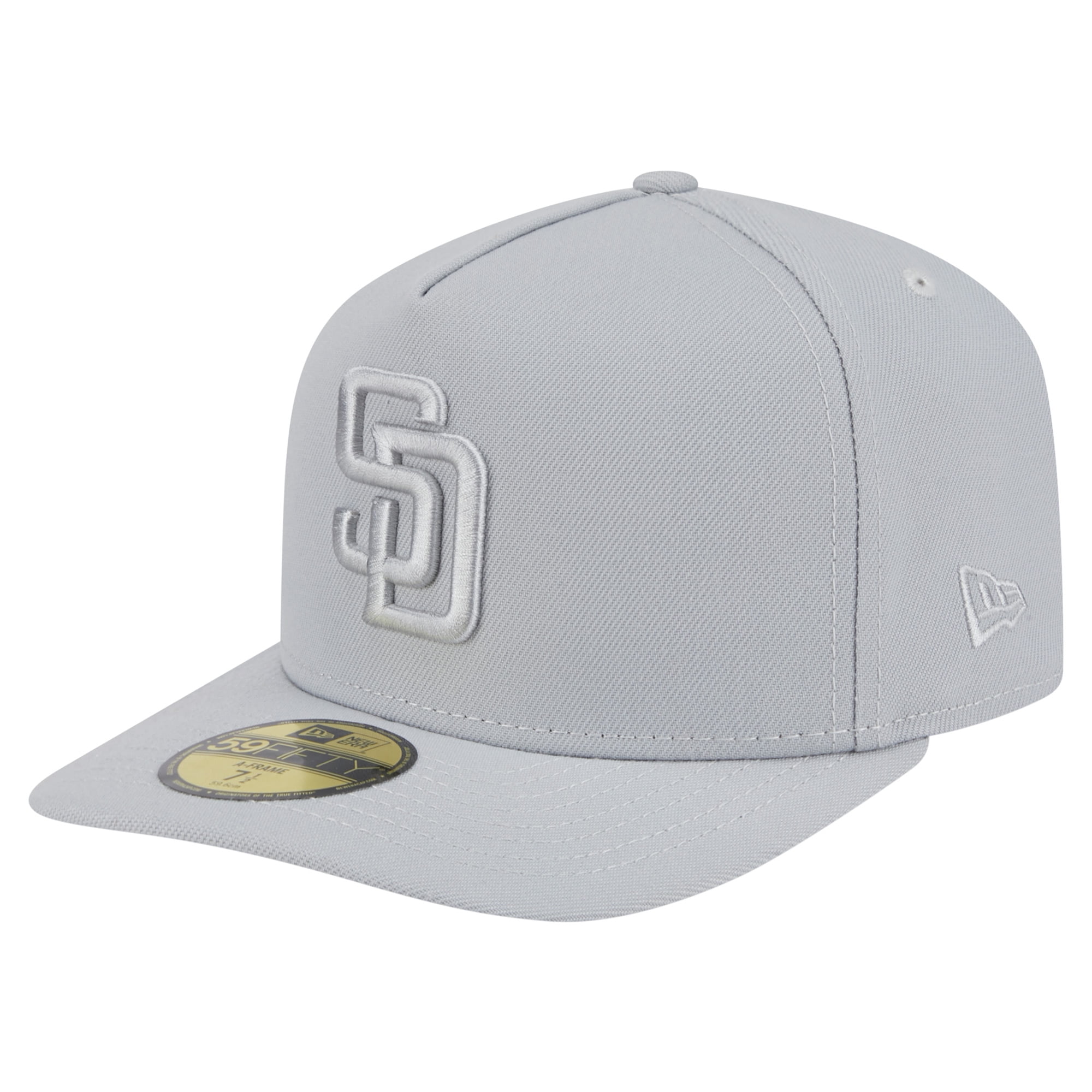 Men's New Era Gray San Diego Padres Colorpack 59FIFTY Fitted Hat ...