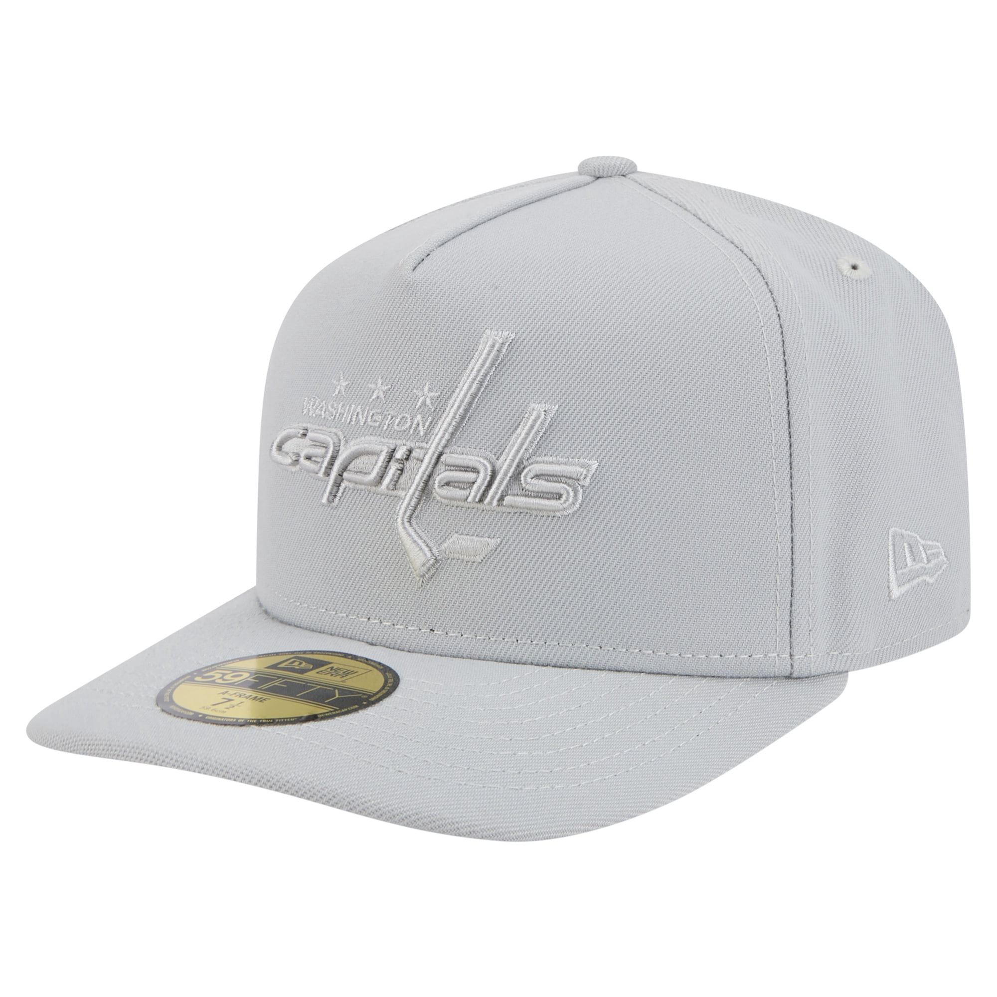 Men's New Era Gray Washington Capitals Color Pack A-Frame 59FIFTY ...