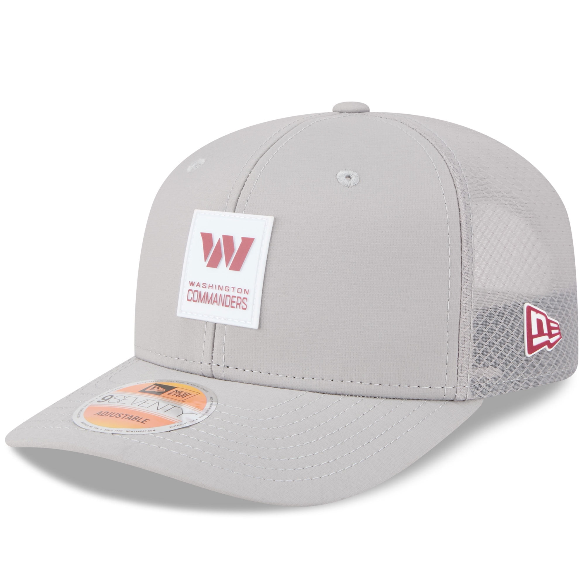 Men's New Era Gray Washington Commanders 2025 Sideline 9SEVENTY ...