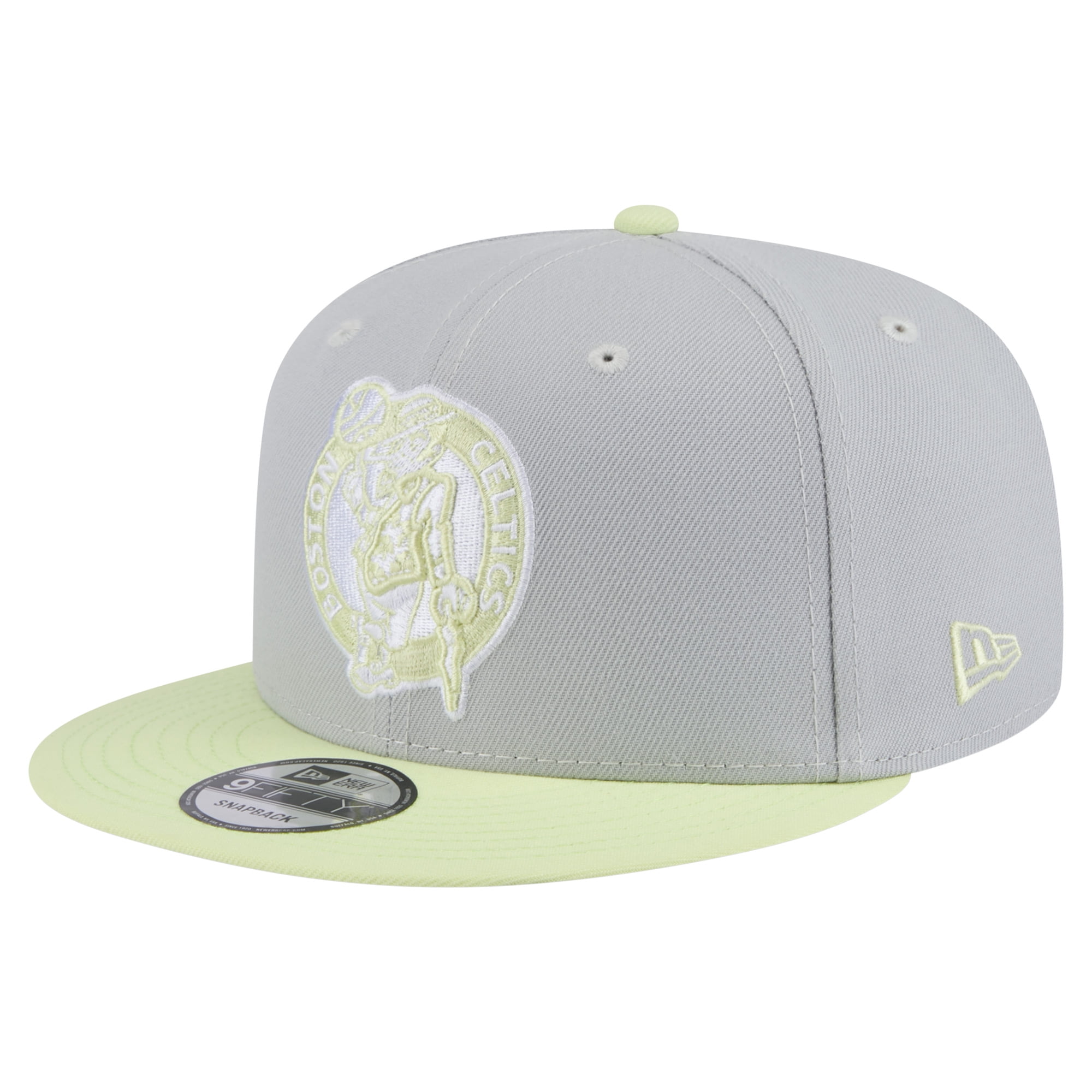 Men's New Era Gray/Light Green Boston Celtics Color Pack Two-Tone ...