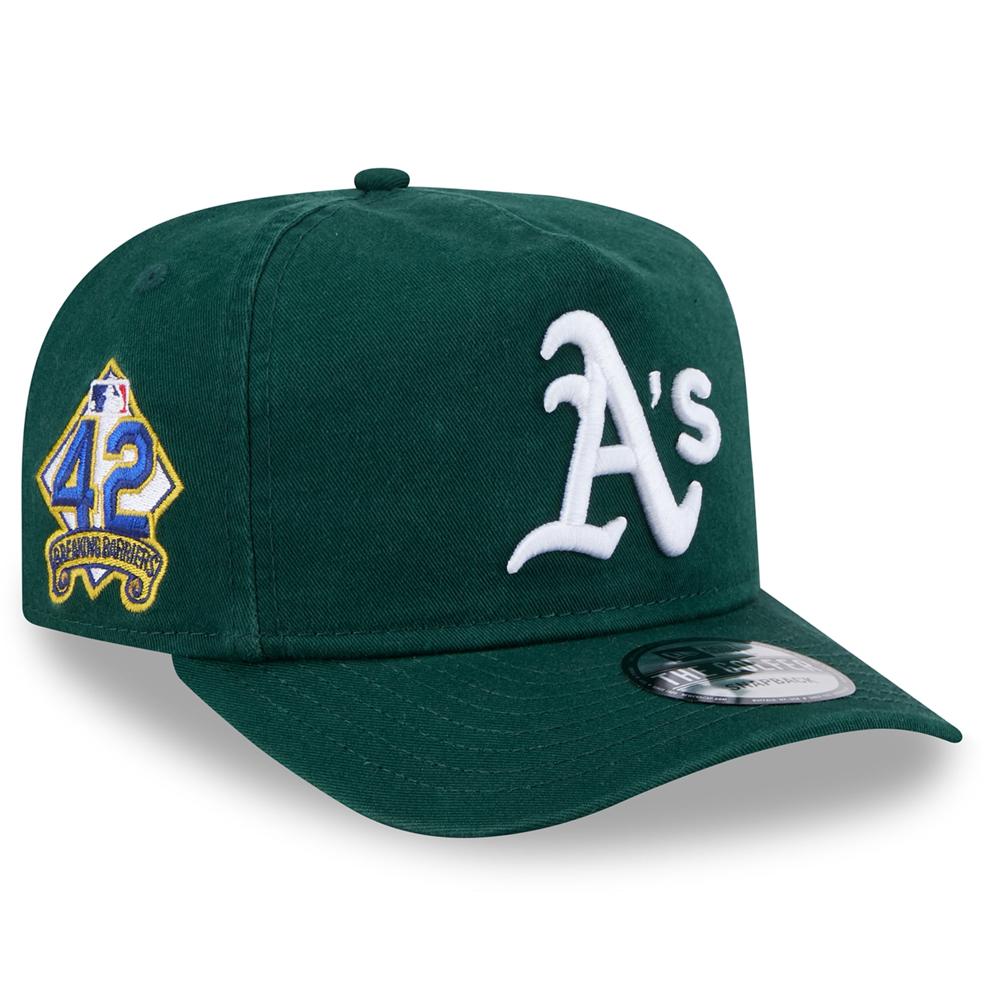 Men's New Era Green Athletics 2025 Jackie Robinson Day Golfer ...