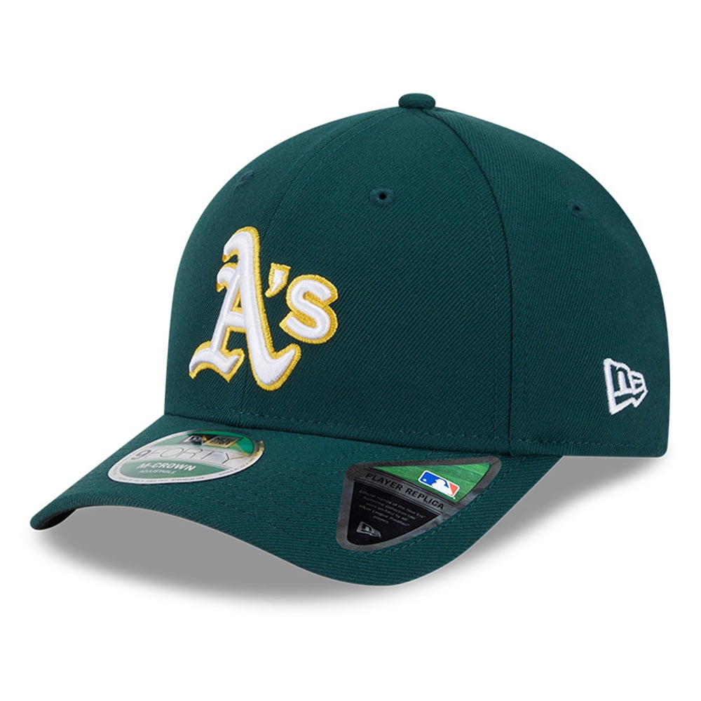 Men's New Era Green Athletics Player Replica 9FORTY Adjustable Hat ...