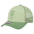 Men's New Era Green Columbus Crew Color Pack 9FORTY M-Crown A-Frame ...