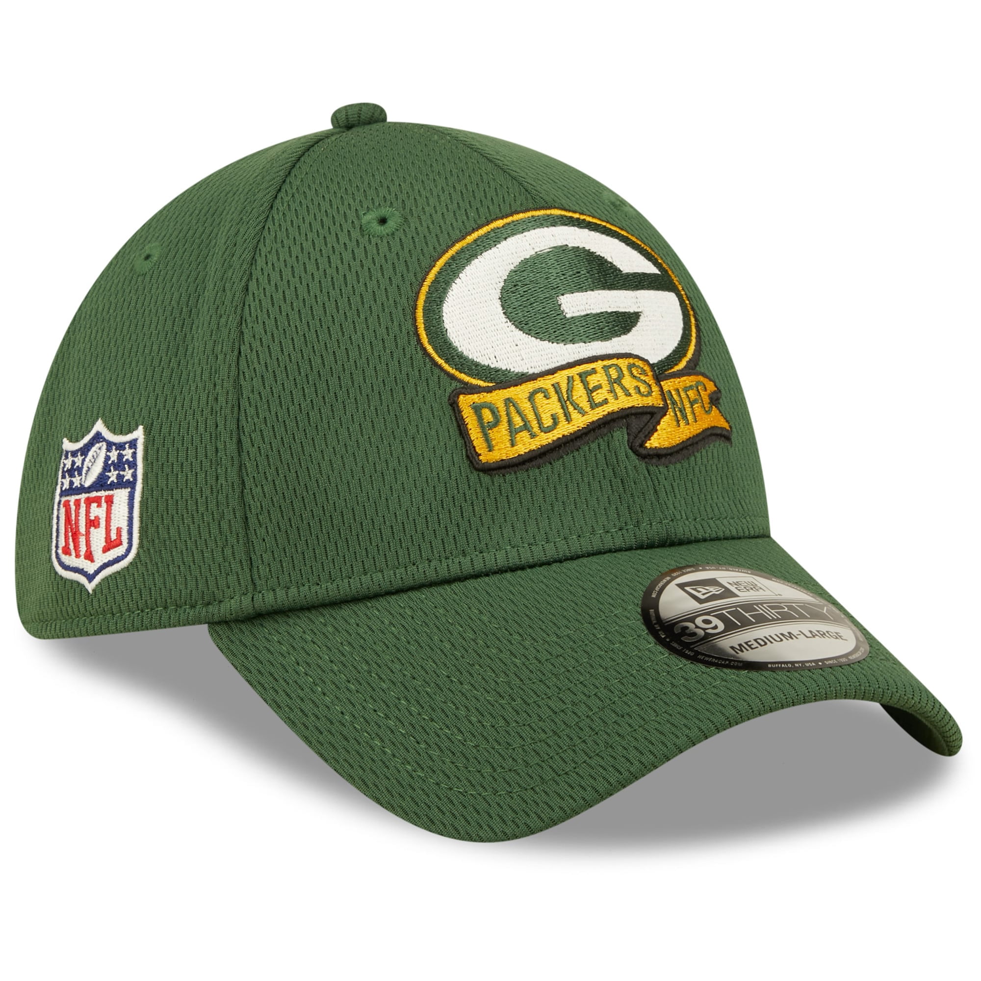 Men's New Era Green Green Bay Packers 2022 Sideline 39THIRTY Coaches ...