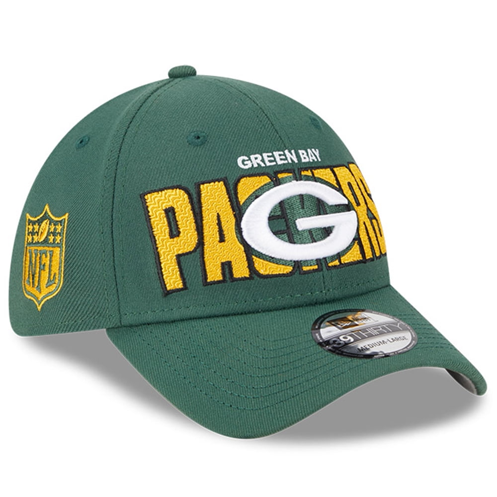 Men's New Era Green Green Bay Packers 2023 NFL Draft 39THIRTY Flex Hat ...