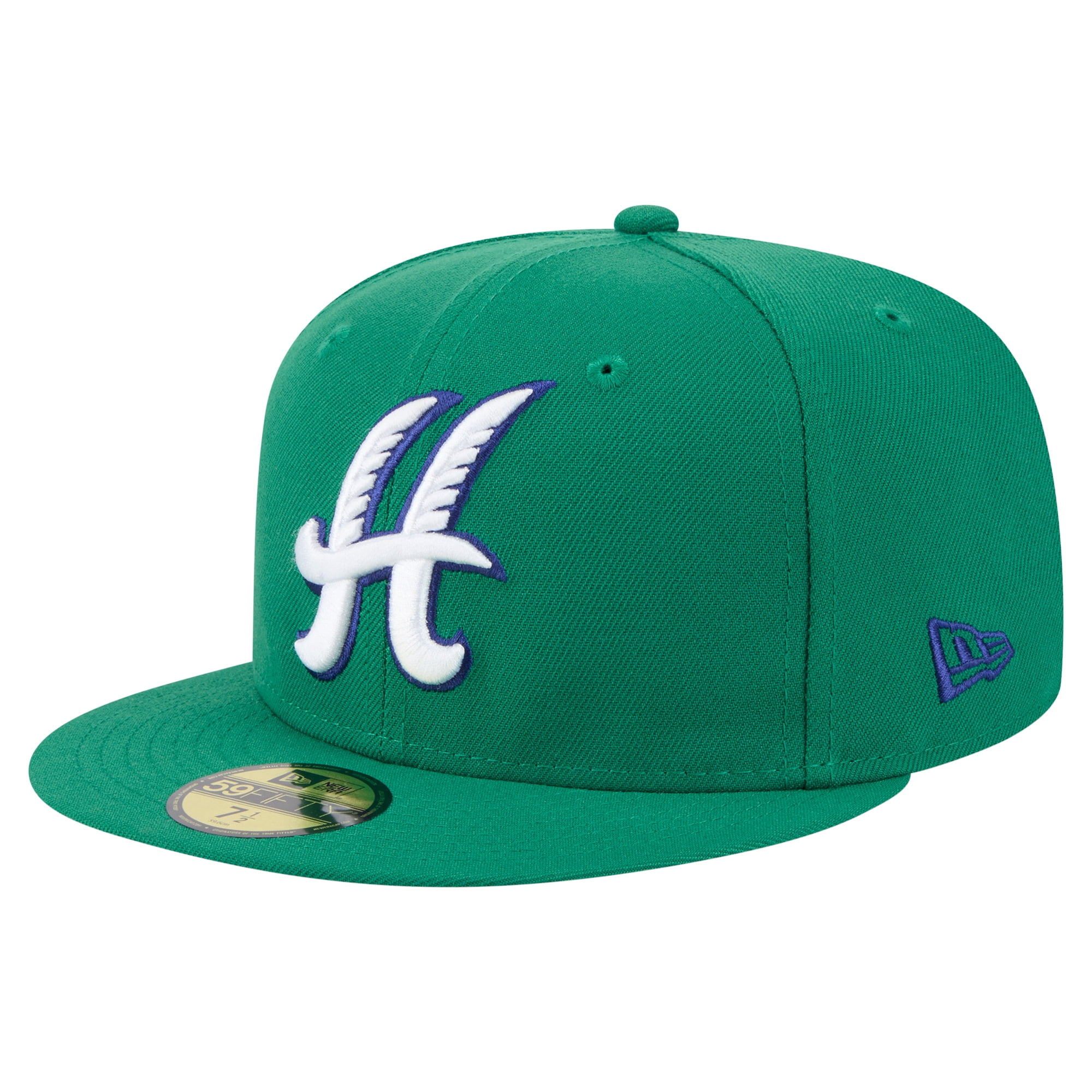 Men's-New Era Green Hartford Yard Goats Authentic Collection 59FIFTY ...