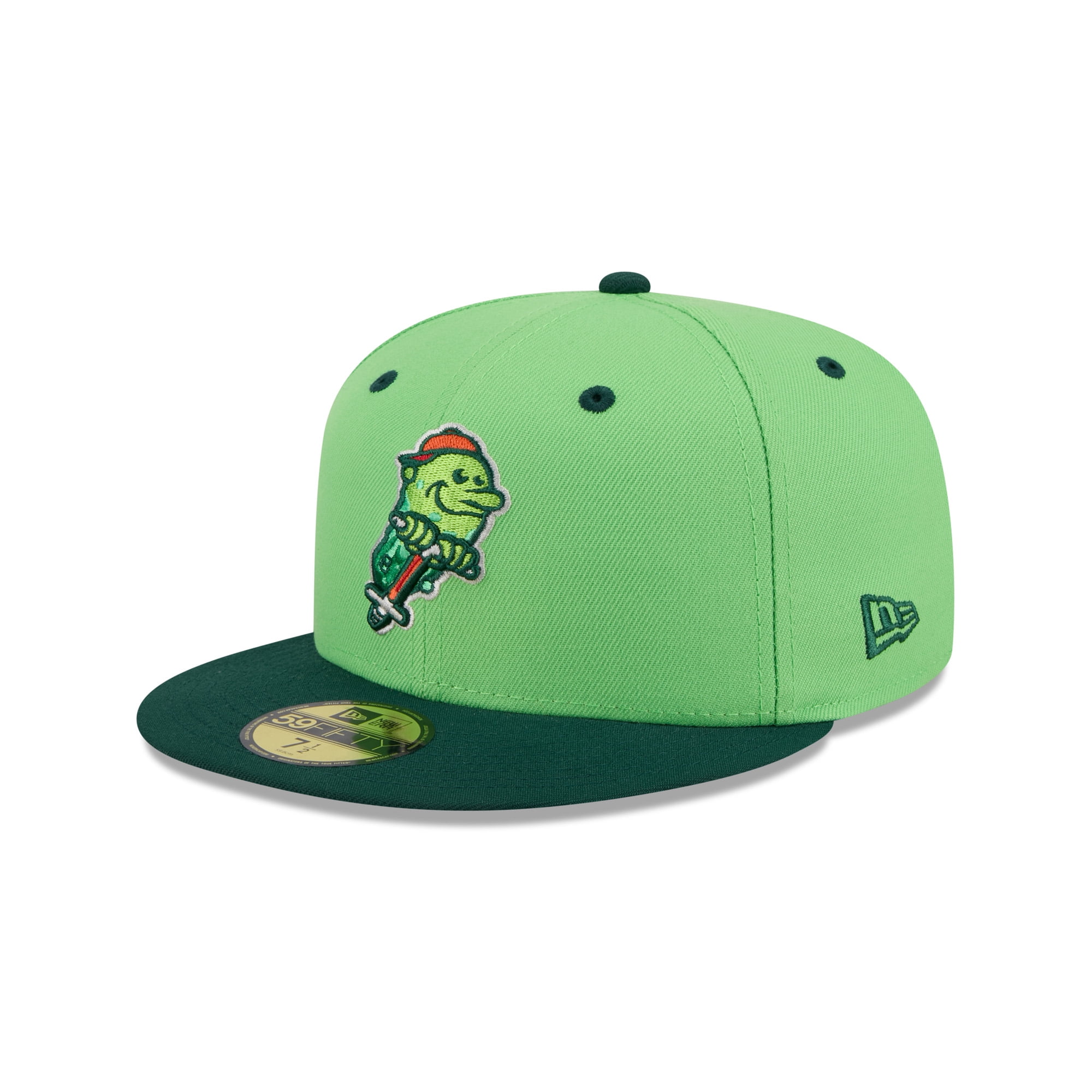Men's-New Era Green Hartford Yard Goats Theme Nights 59FIFTY Fitted Hat ...