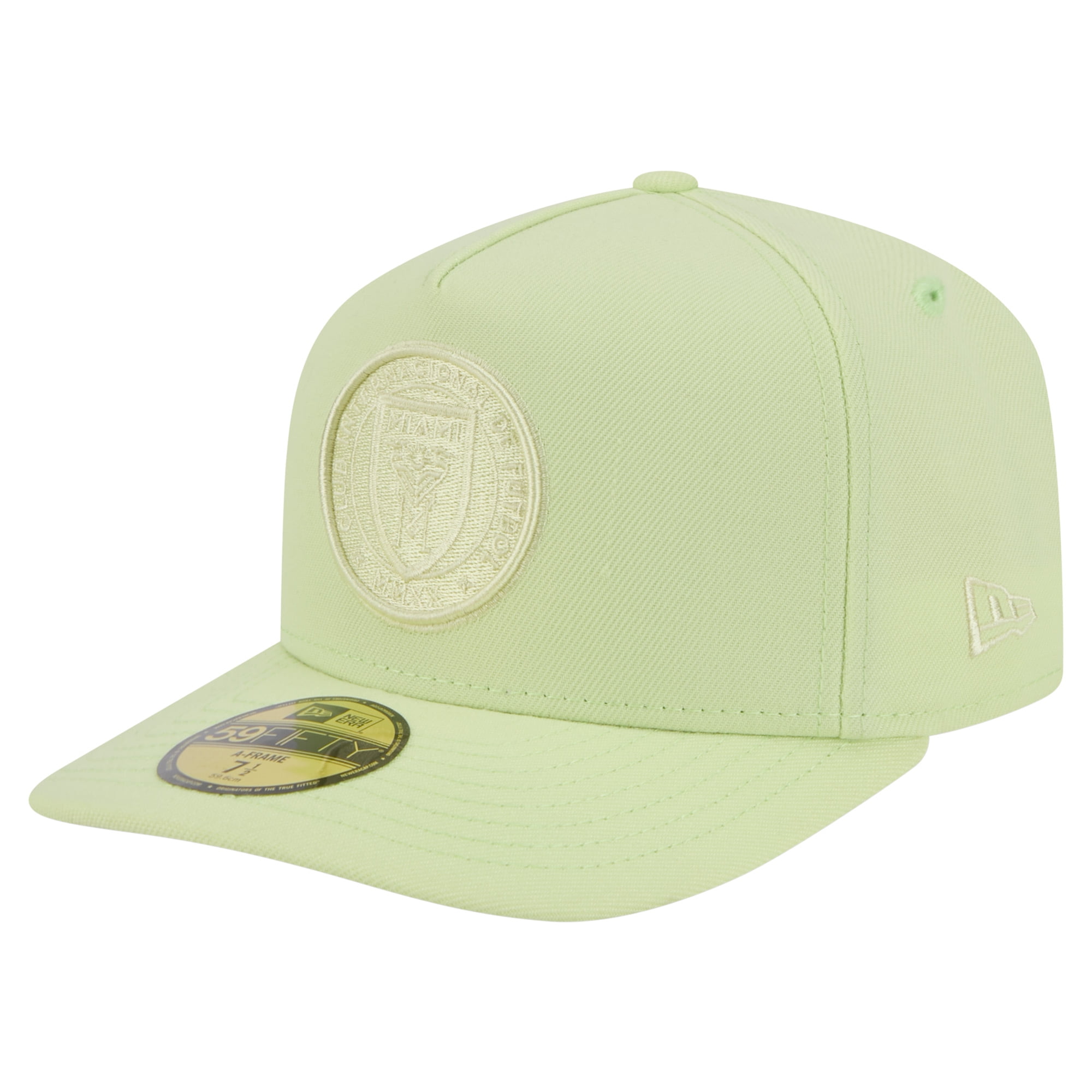 Men's New Era Green Inter Miami CF Color Pack A-Frame 59FIFTY Fitted ...