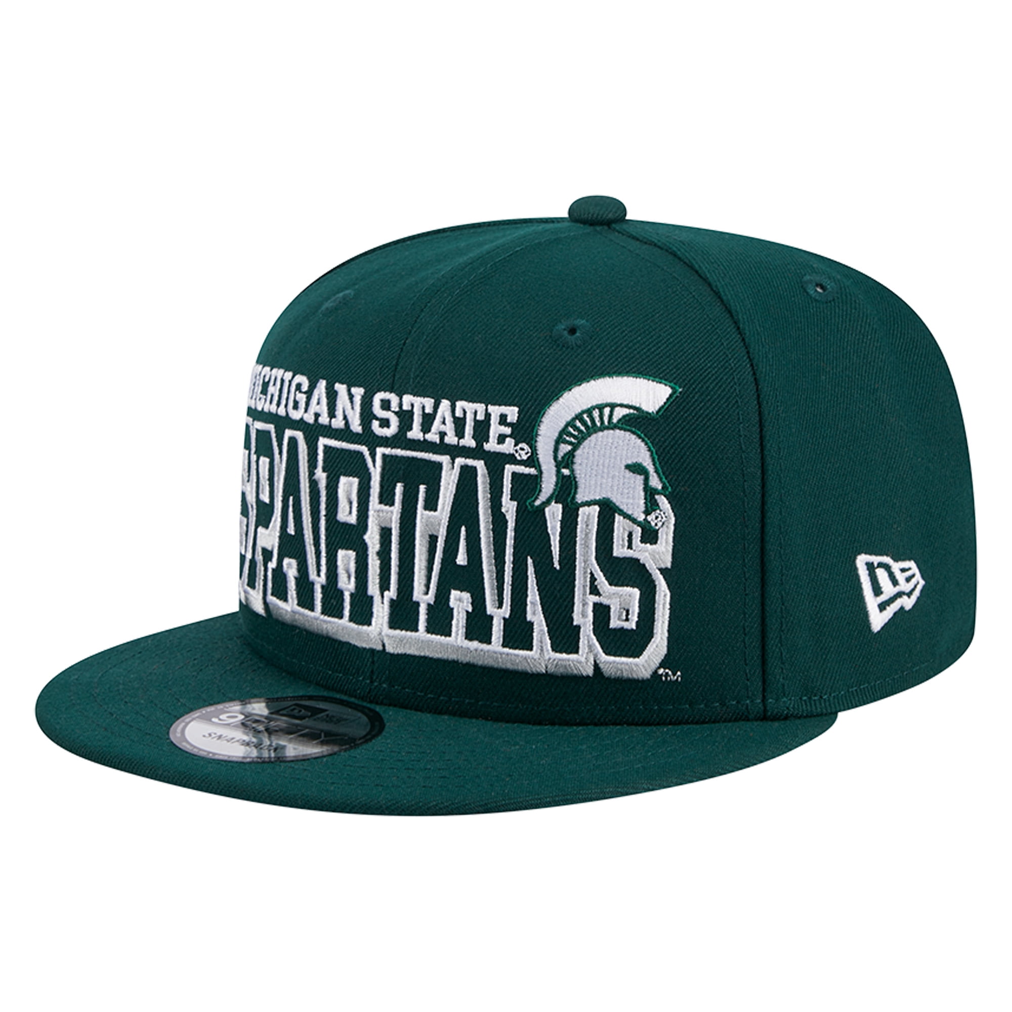 Men's New Era Green Michigan State Spartans Game Day 9FIFTY Snapback ...