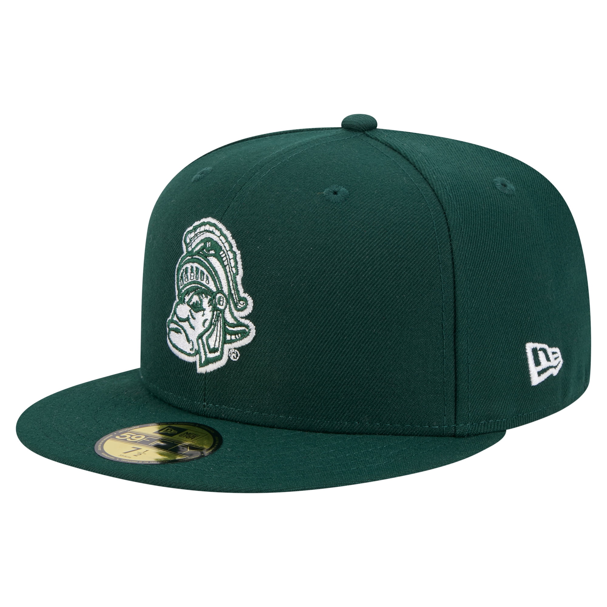 Men's New Era Green Michigan State Spartans Vault 59FIFTY Fitted Hat ...