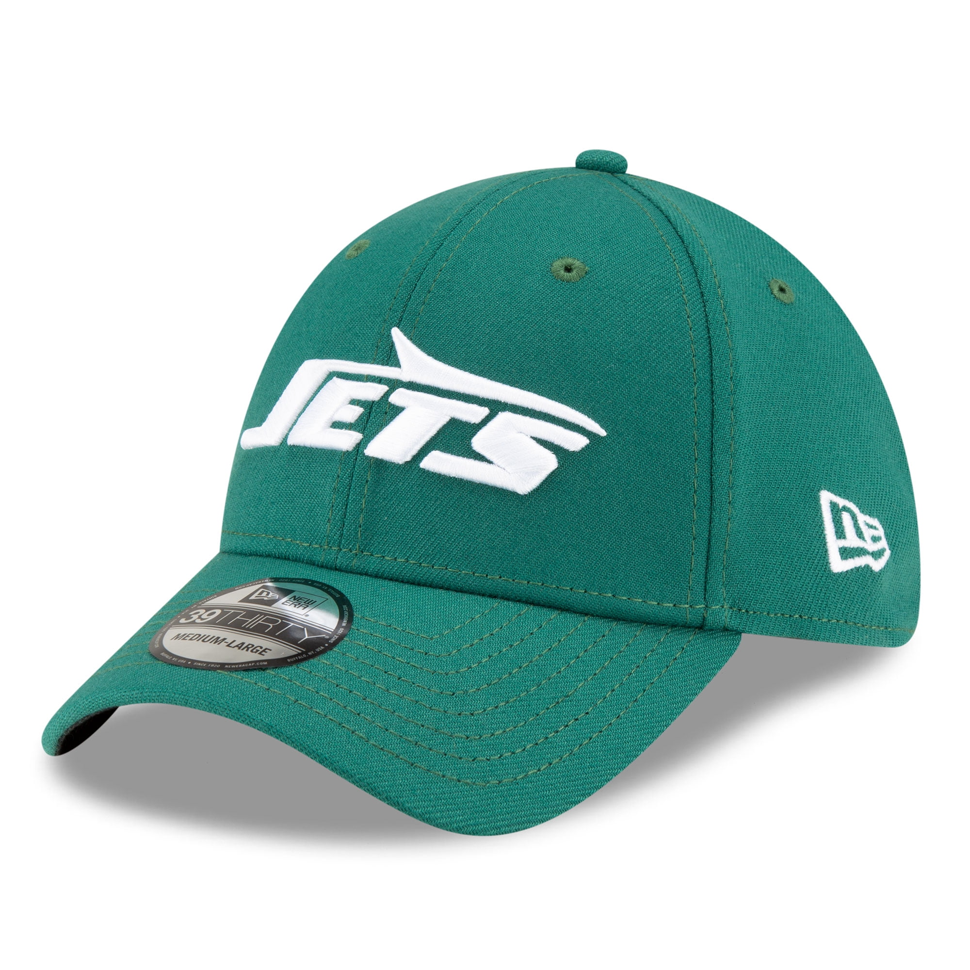 Men's New Era Green New York Jets NFL Team Classic 39THIRTY Flex Hat ...