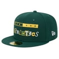 Men's New Era Green Oakland Athletics Ransom 59FIFTY Fitted Hat ...