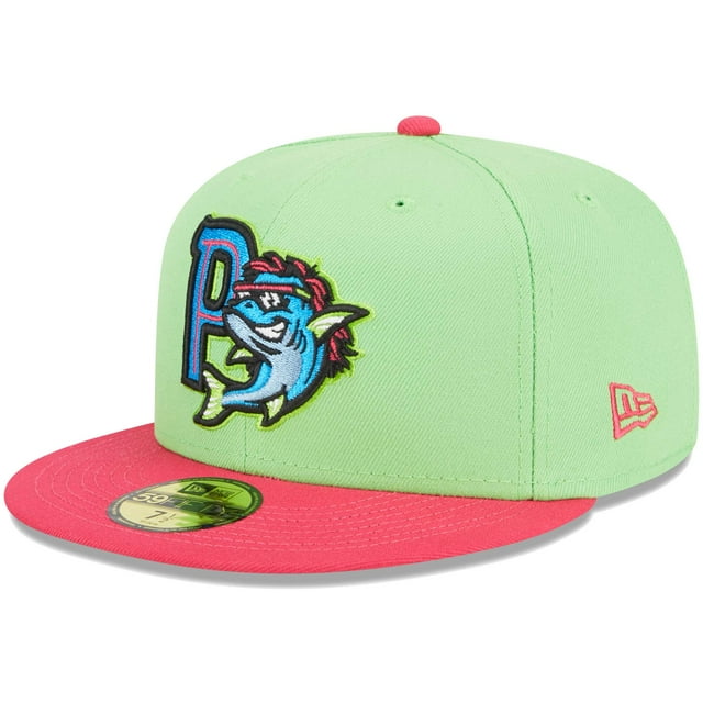 Men's New Era Green Pensacola Blue Wahoos Theme Nights Pensacola ...