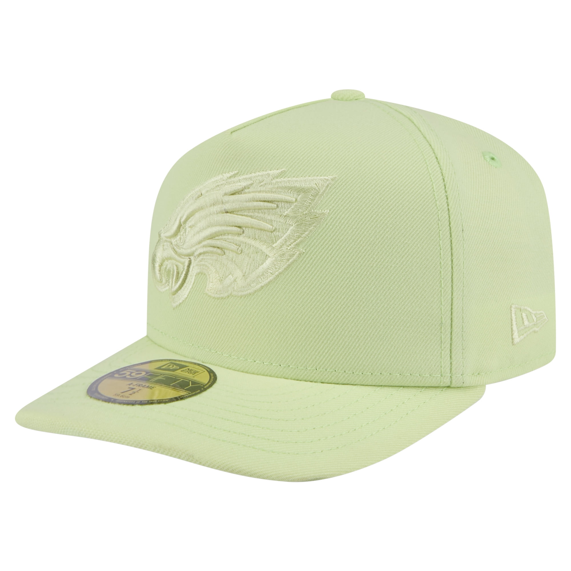 Men's New Era Green Philadelphia Eagles Color Pack A-Frame 59FIFTY ...