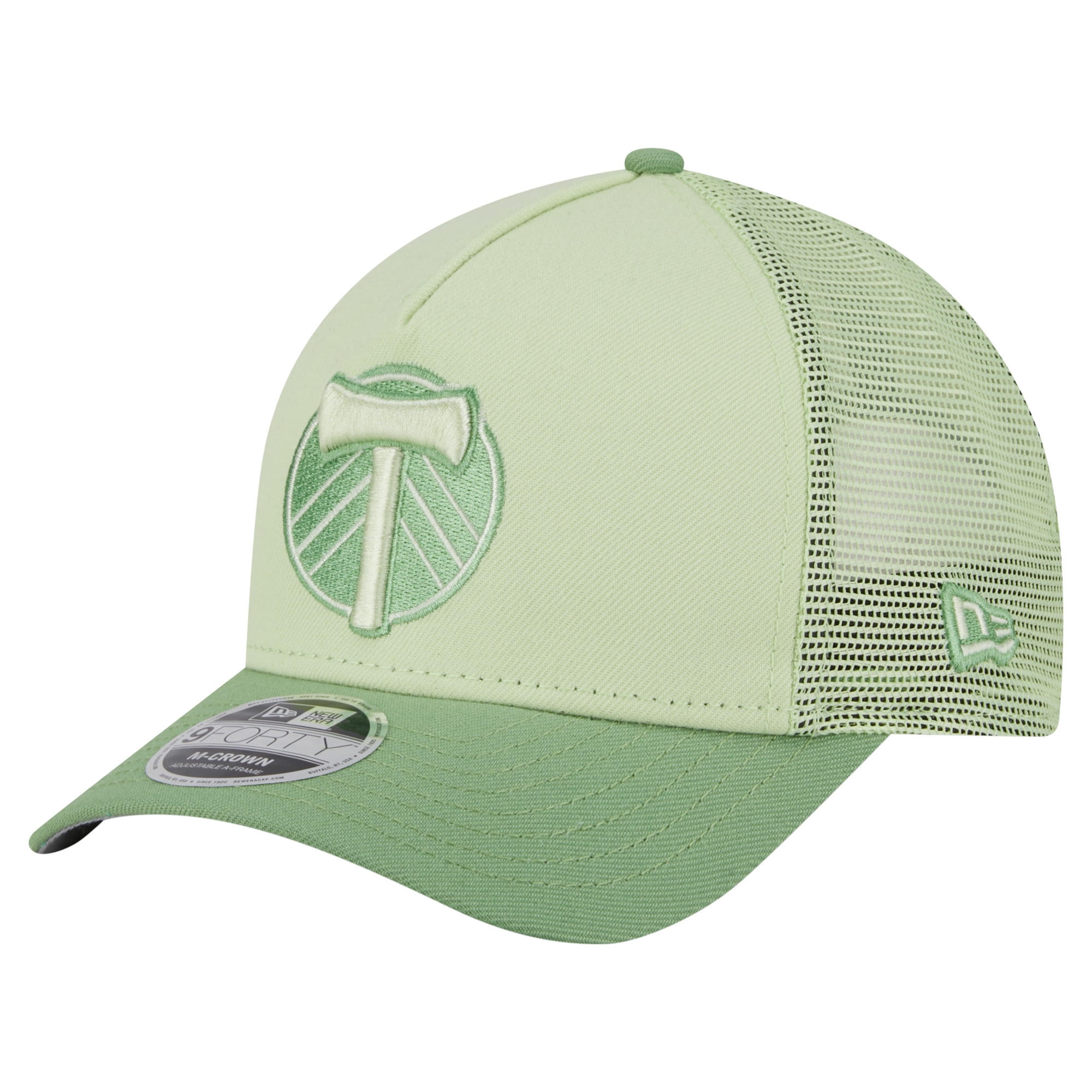 Men's New Era Green Portland Timbers Color Pack 9FORTY A-Frame ...